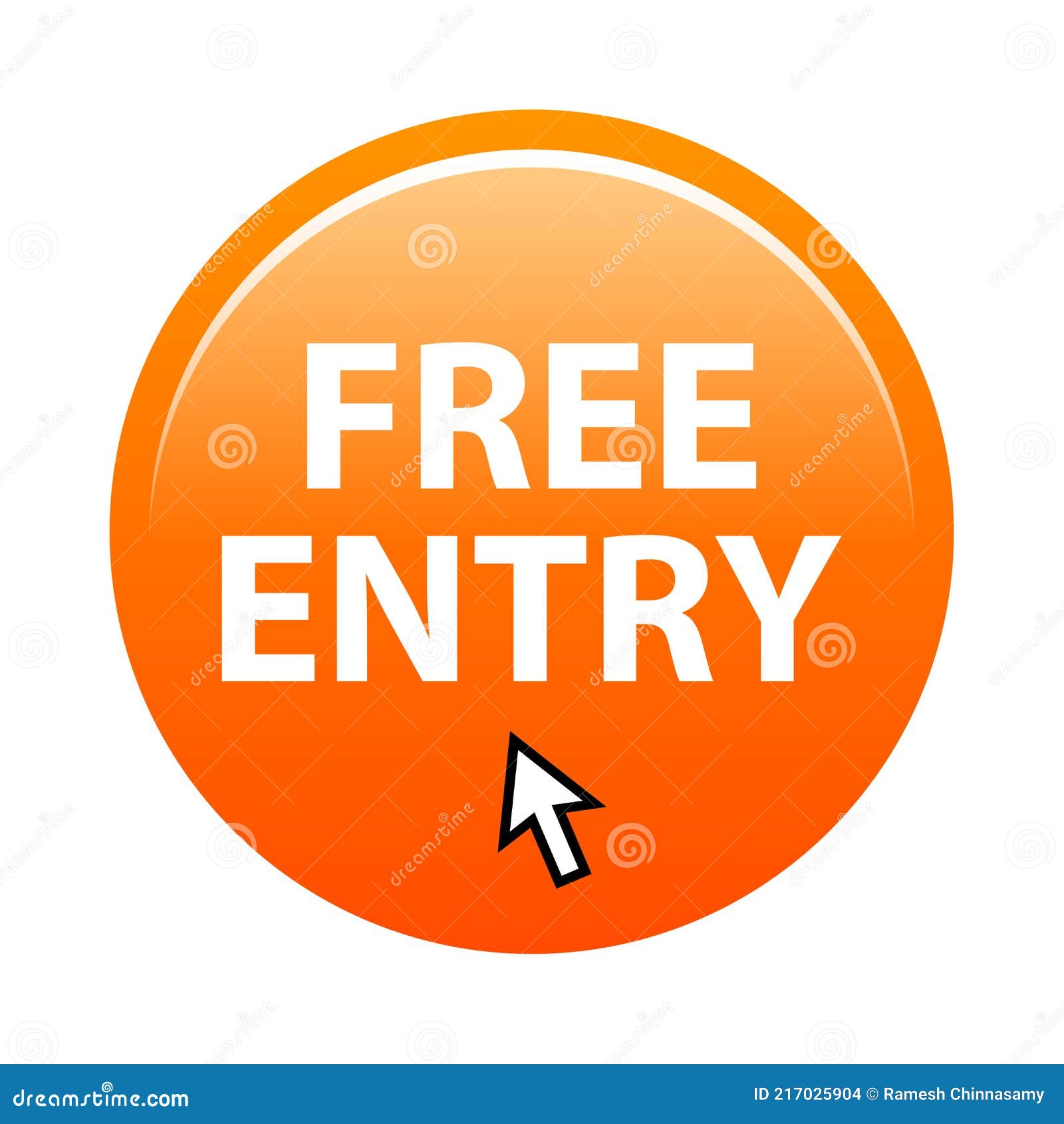 Free Entry Speech Bubble. Cartoon Vector | CartoonDealer.com #153555067