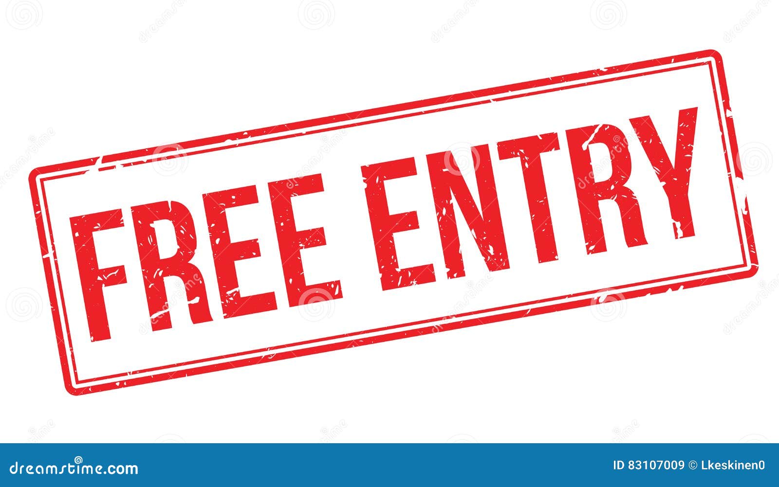 Free entry rubber stamp stock vector. Illustration of access - 83107009