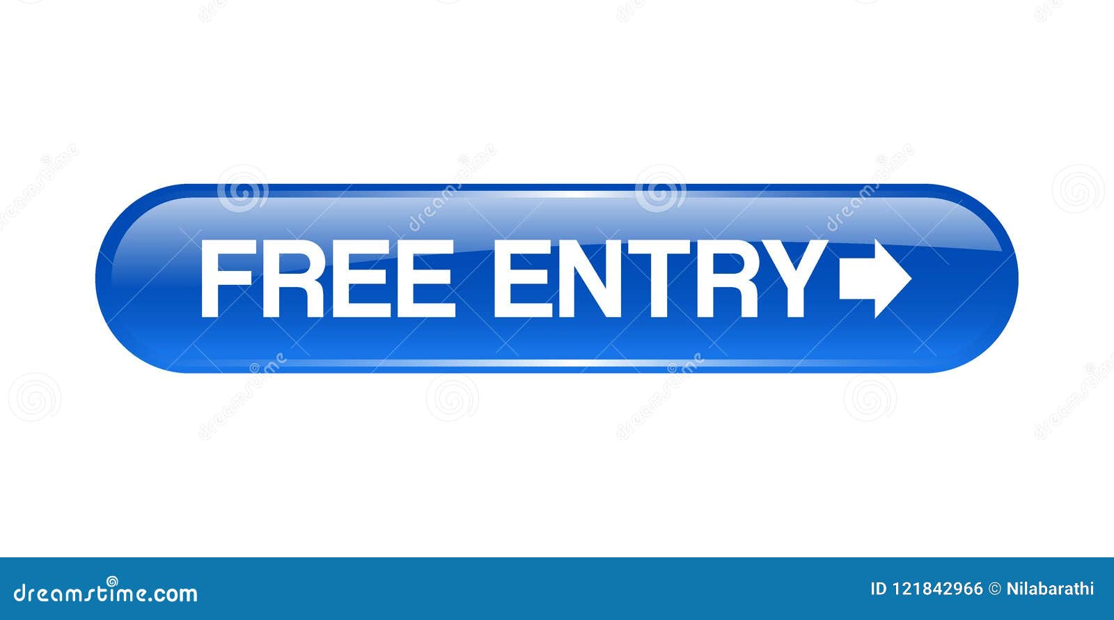 Free entry button stock illustration. Illustration of allowed - 121842966