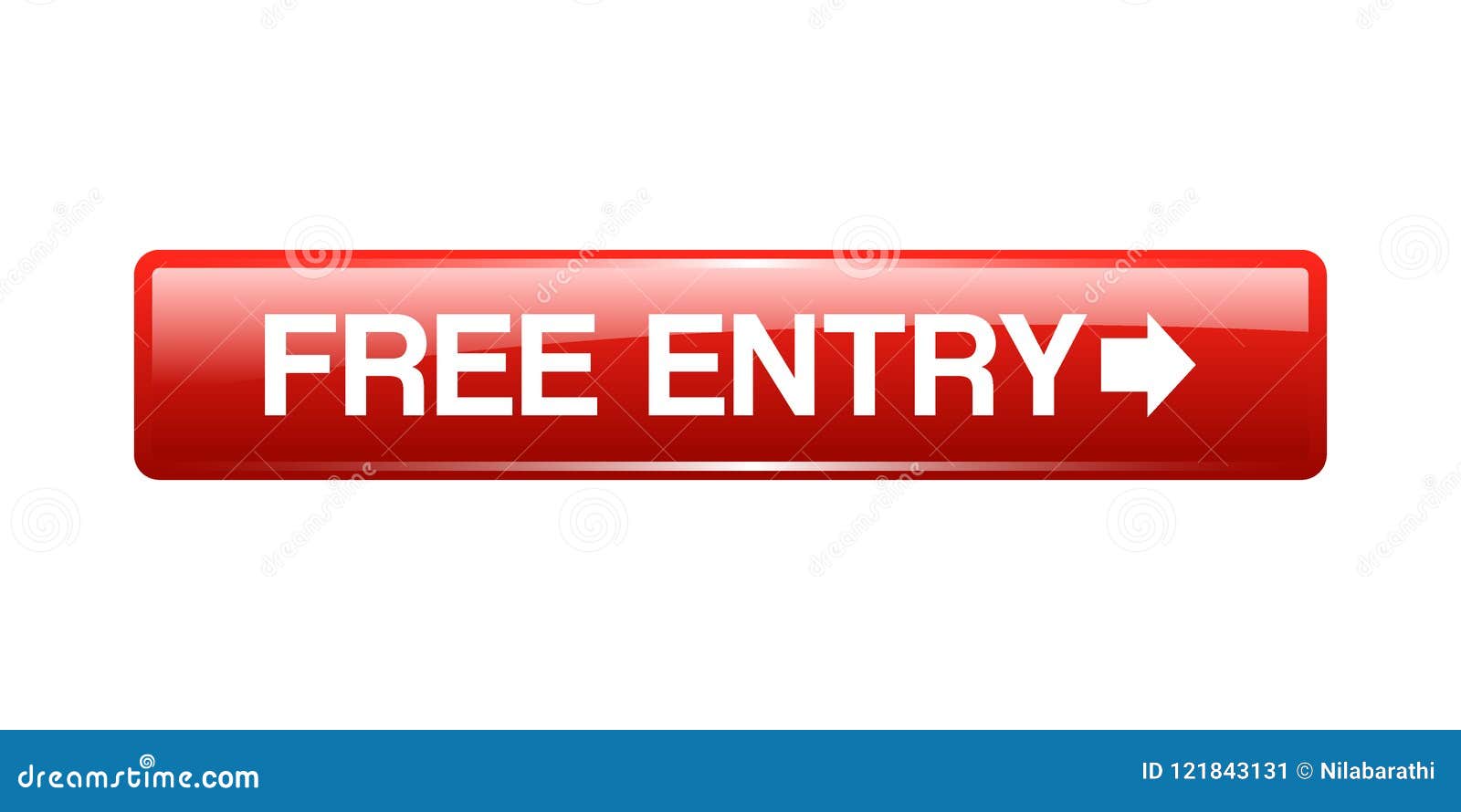 Free entry button stock illustration. Illustration of doorway - 121843131