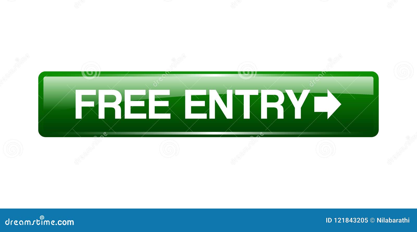 Free entry button stock illustration. Illustration of entering - 121843205