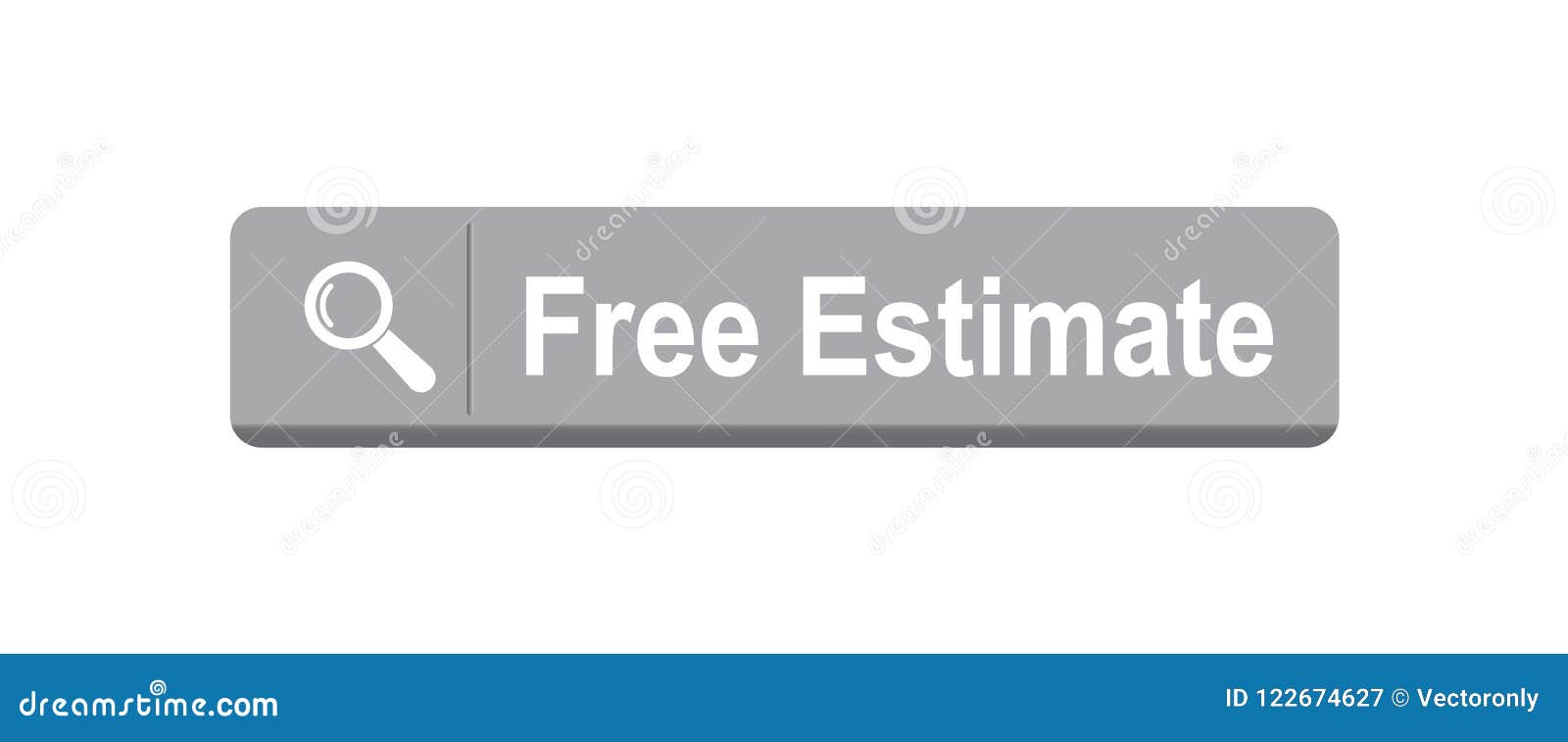 Free estimate stock illustration. Illustration of estimated - 122674627