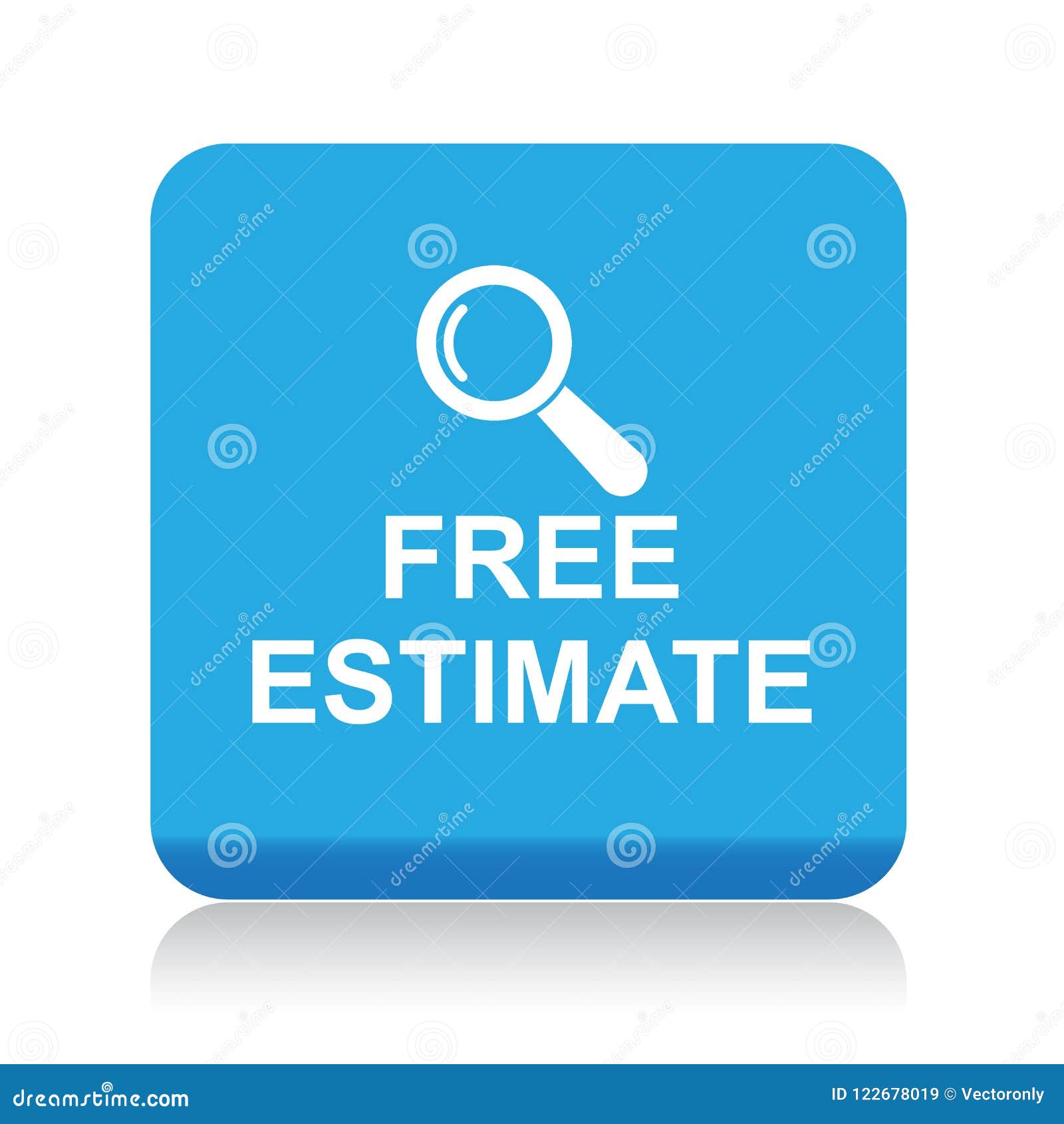 Free estimate stock illustration. Illustration of confirmation - 122678019
