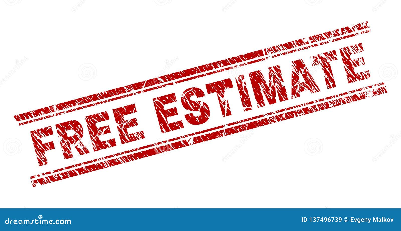 Grunge Textured FREE ESTIMATE Stamp Seal Stock Vector - Illustration of ...