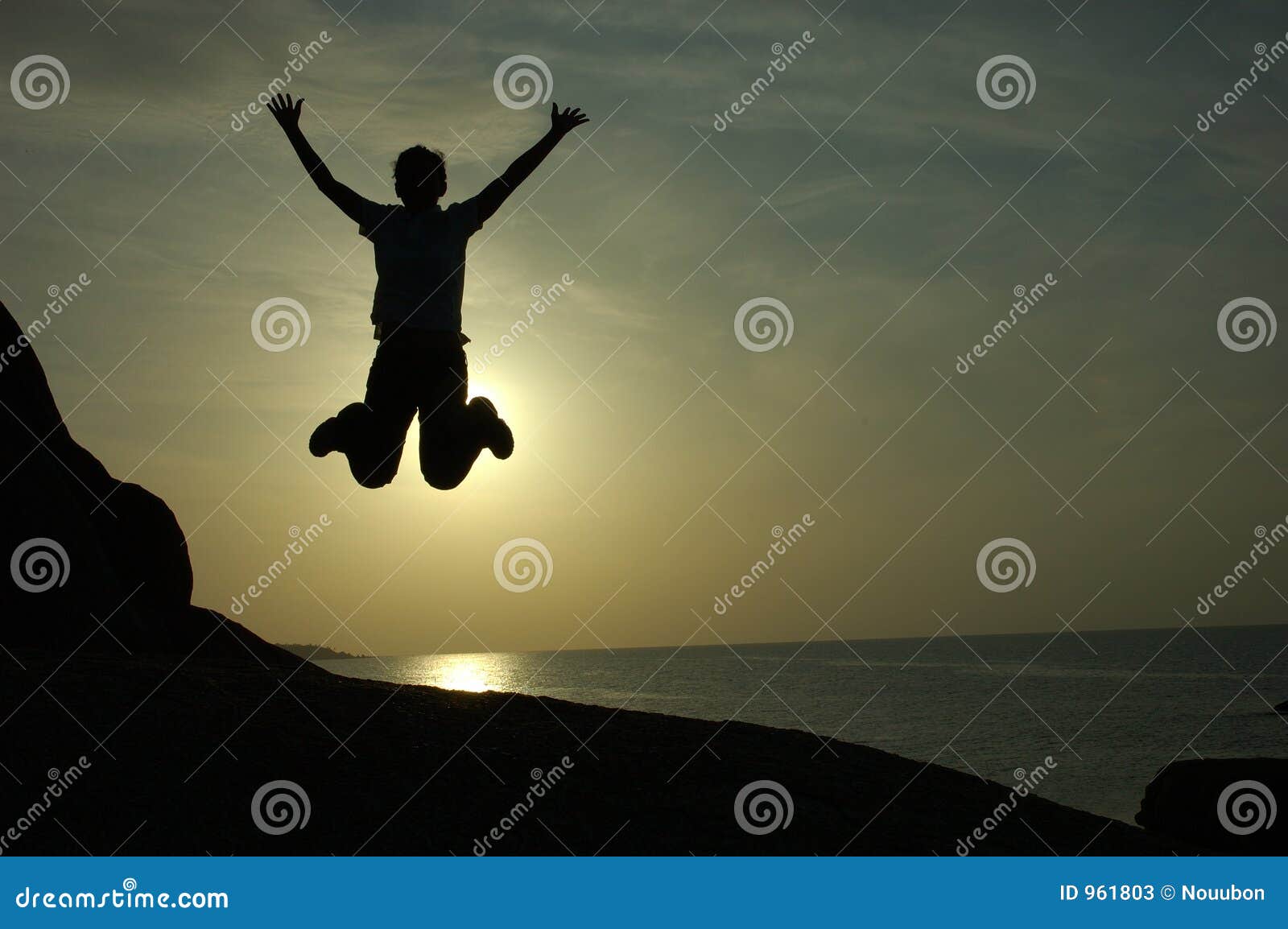 Free Fall or Jump for Joy? Ko Samui, Thailand Stock Image - Image of ...