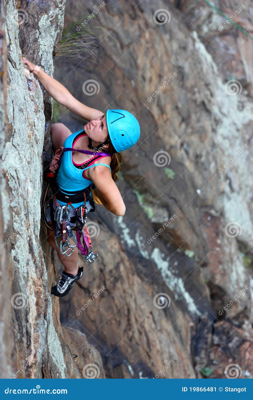 Free female climber stock image. Image of friend, atop - 19866481