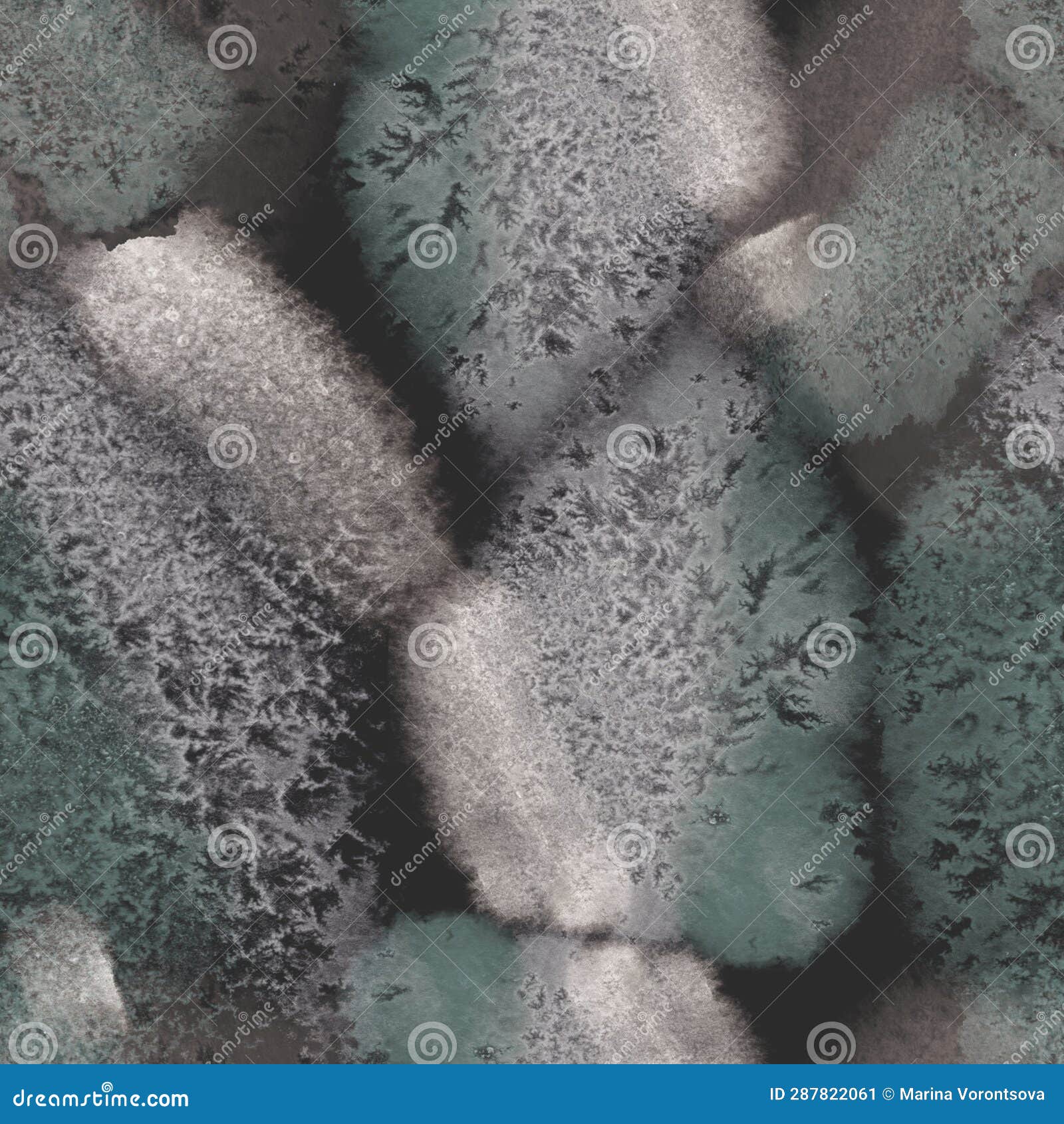 Free Flow of Ink on Paper. Abstract Texture Seamless Pattern Stock ...