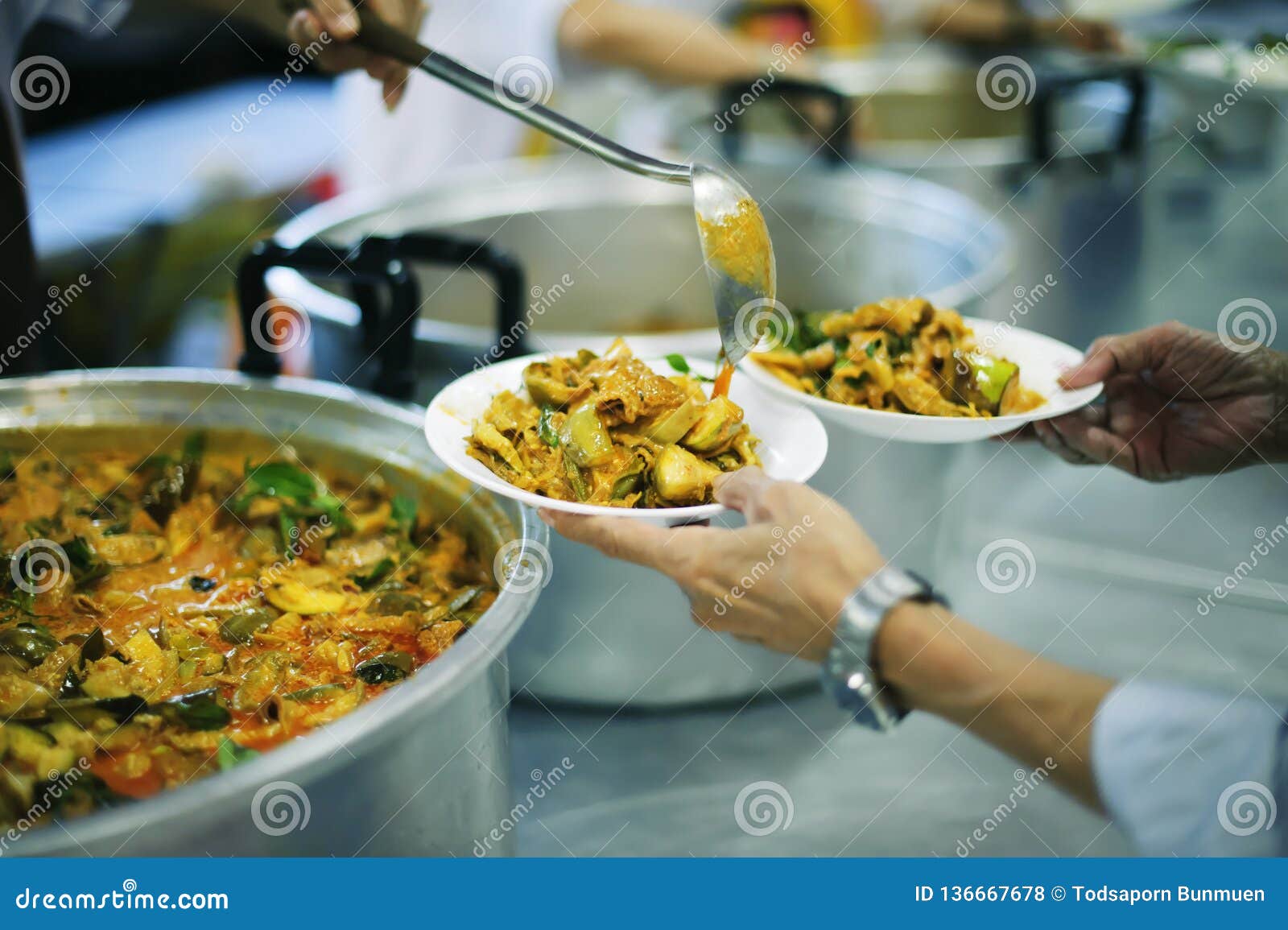 Free Food for the Poor and Food Distribution Stock Photo - Image of ...
