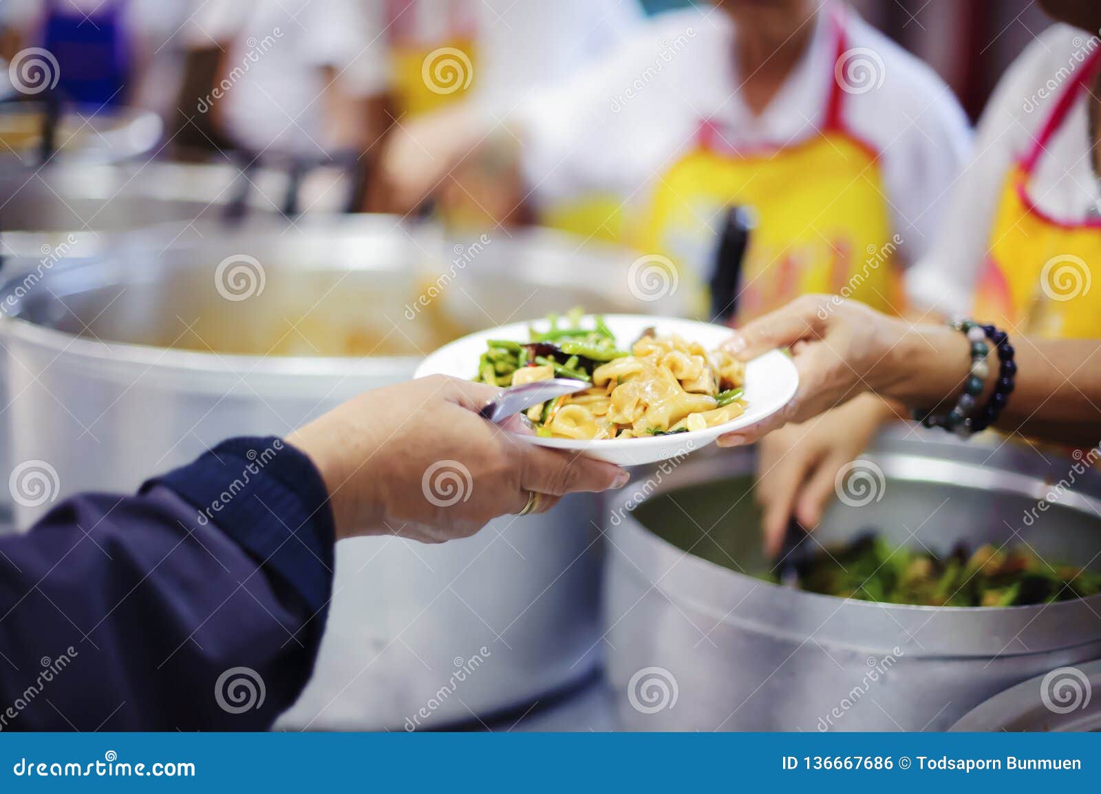 Free Food for the Poor and Food Distribution Stock Photo - Image of ...