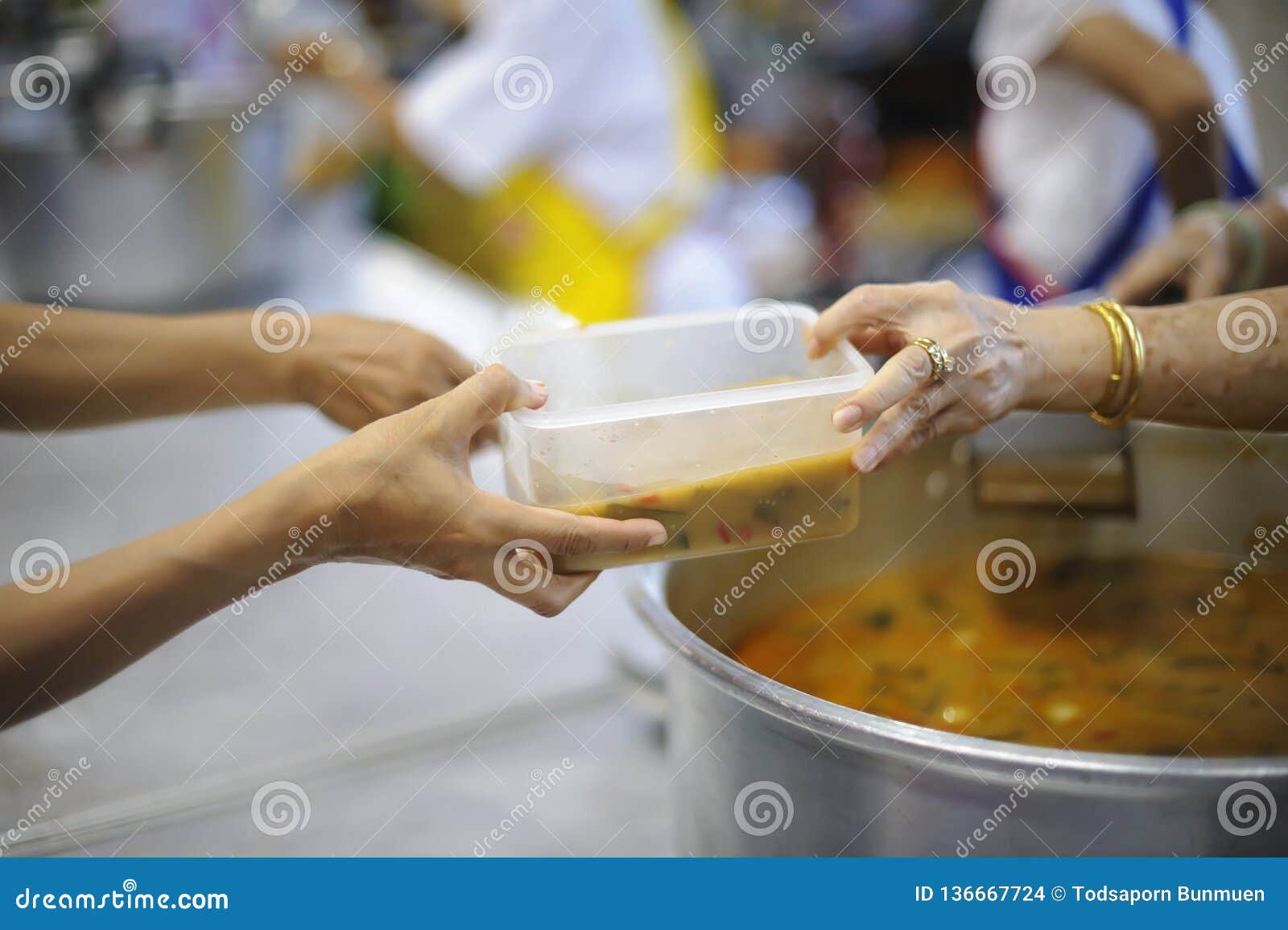 Free Food for the Poor and Food Distribution Stock Photo - Image of ...
