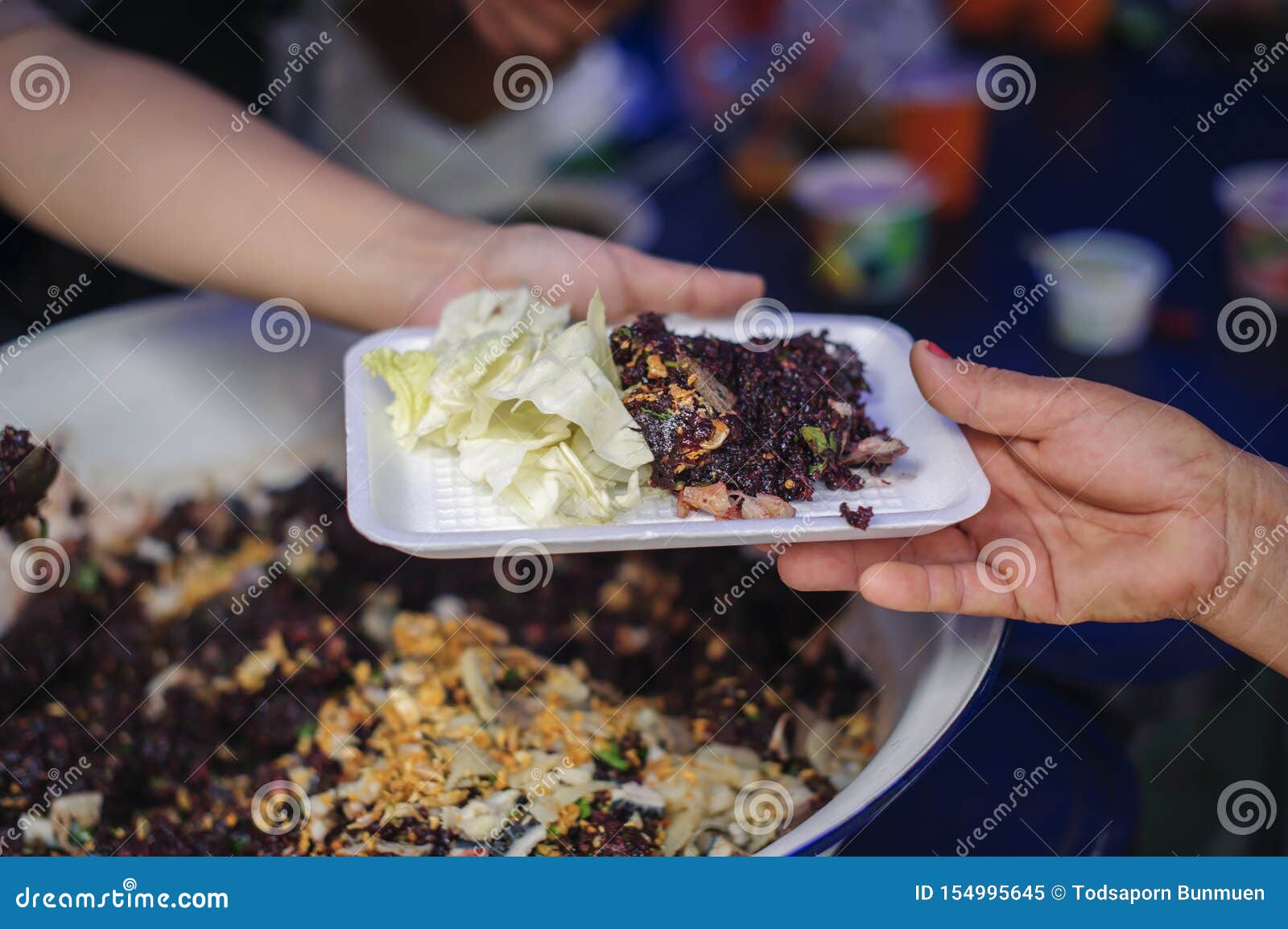 Free Food for the Poor and Food Distribution : Concept Sharing Food ...