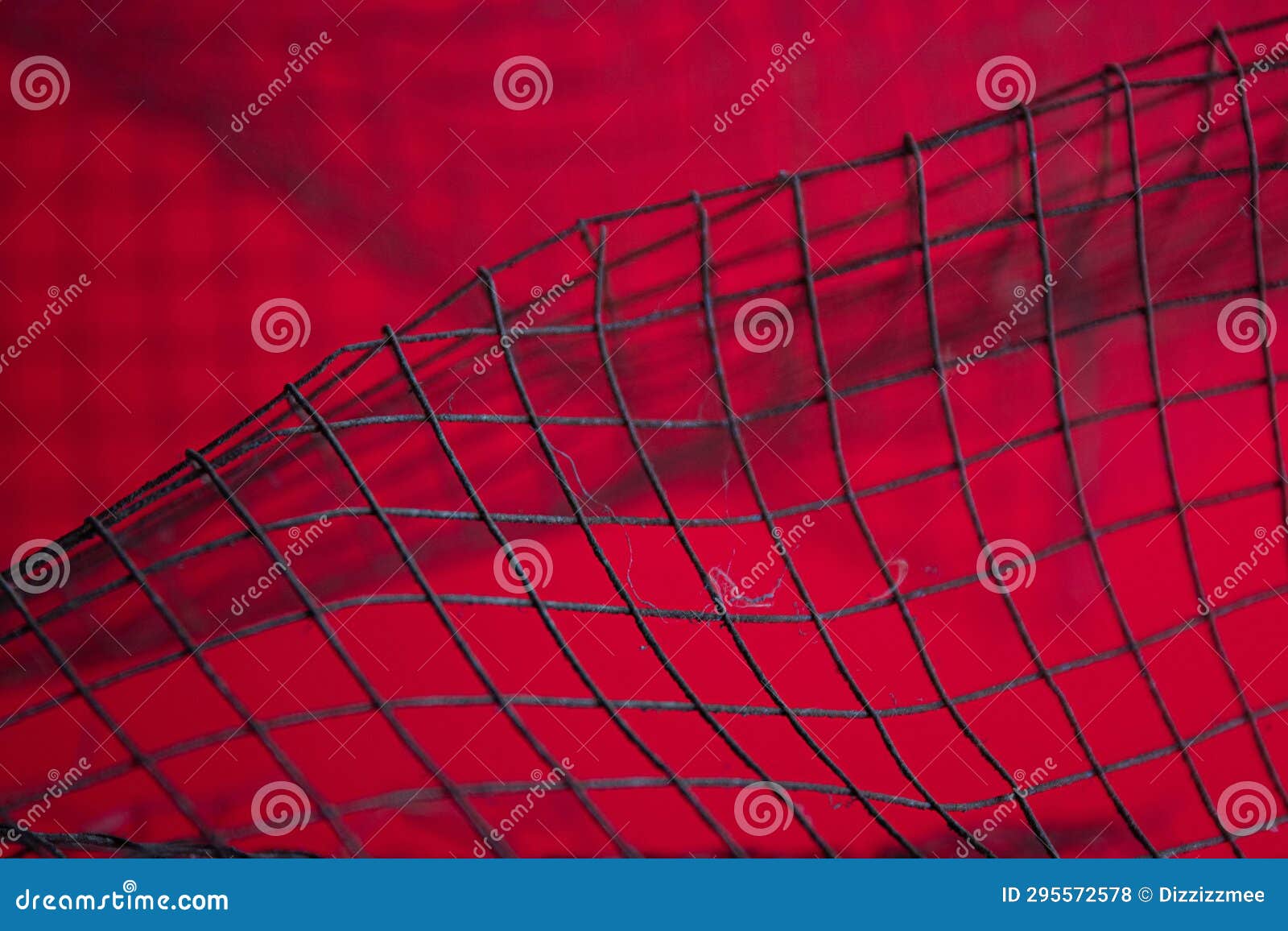 Free Form Curve of Black Rustic Wire Mesh Stock Photo - Image of wire ...