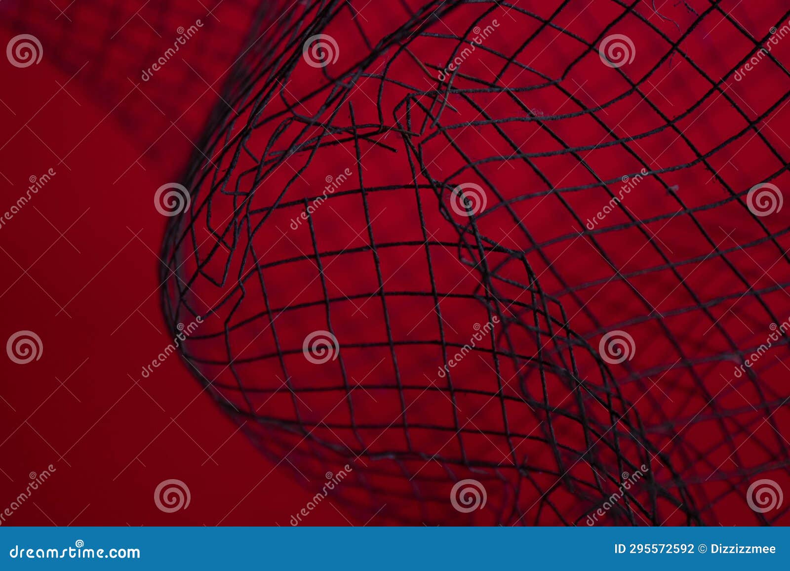 Free Form Curve of Black Rustic Wire Mesh Stock Photo - Image of black ...
