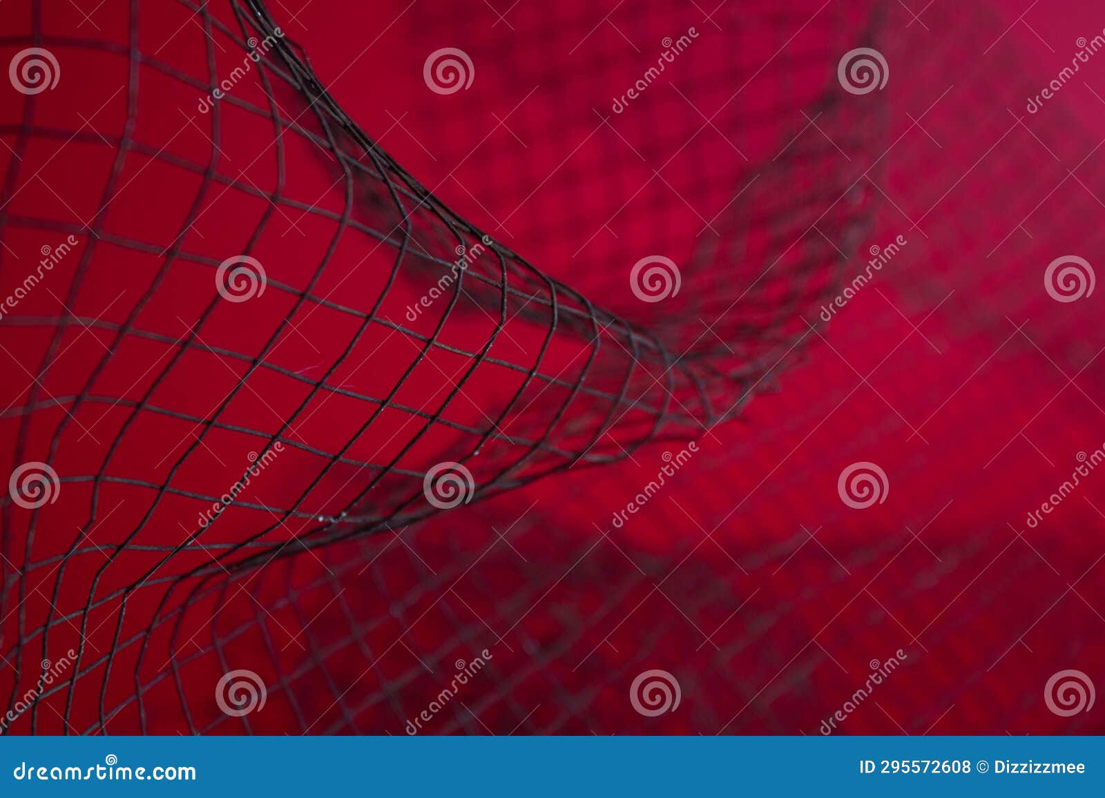 Free Form Curve of Black Rustic Wire Mesh Stock Photo - Image of form ...