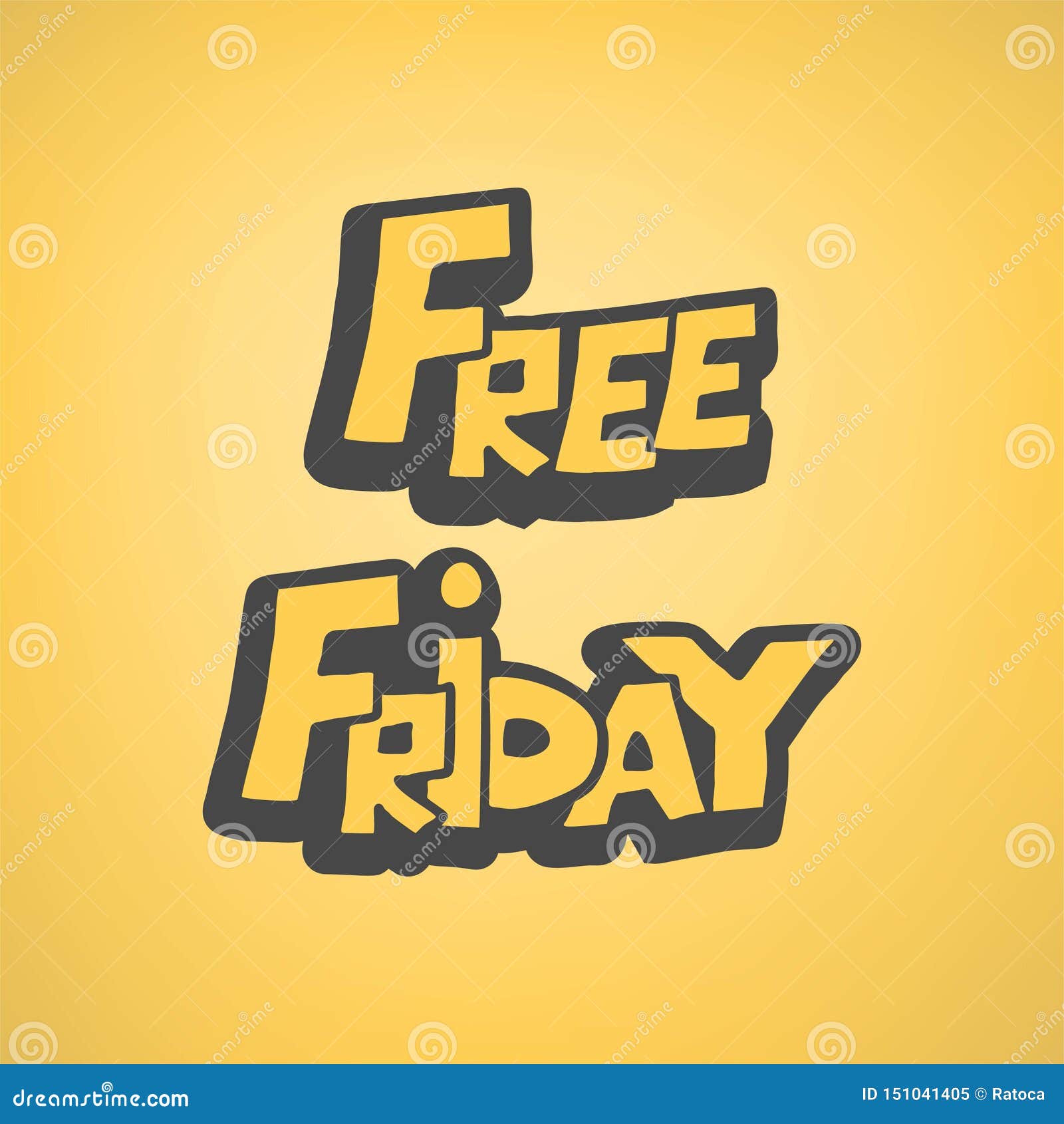 Free Friday message stock illustration. Illustration of special - 151041405