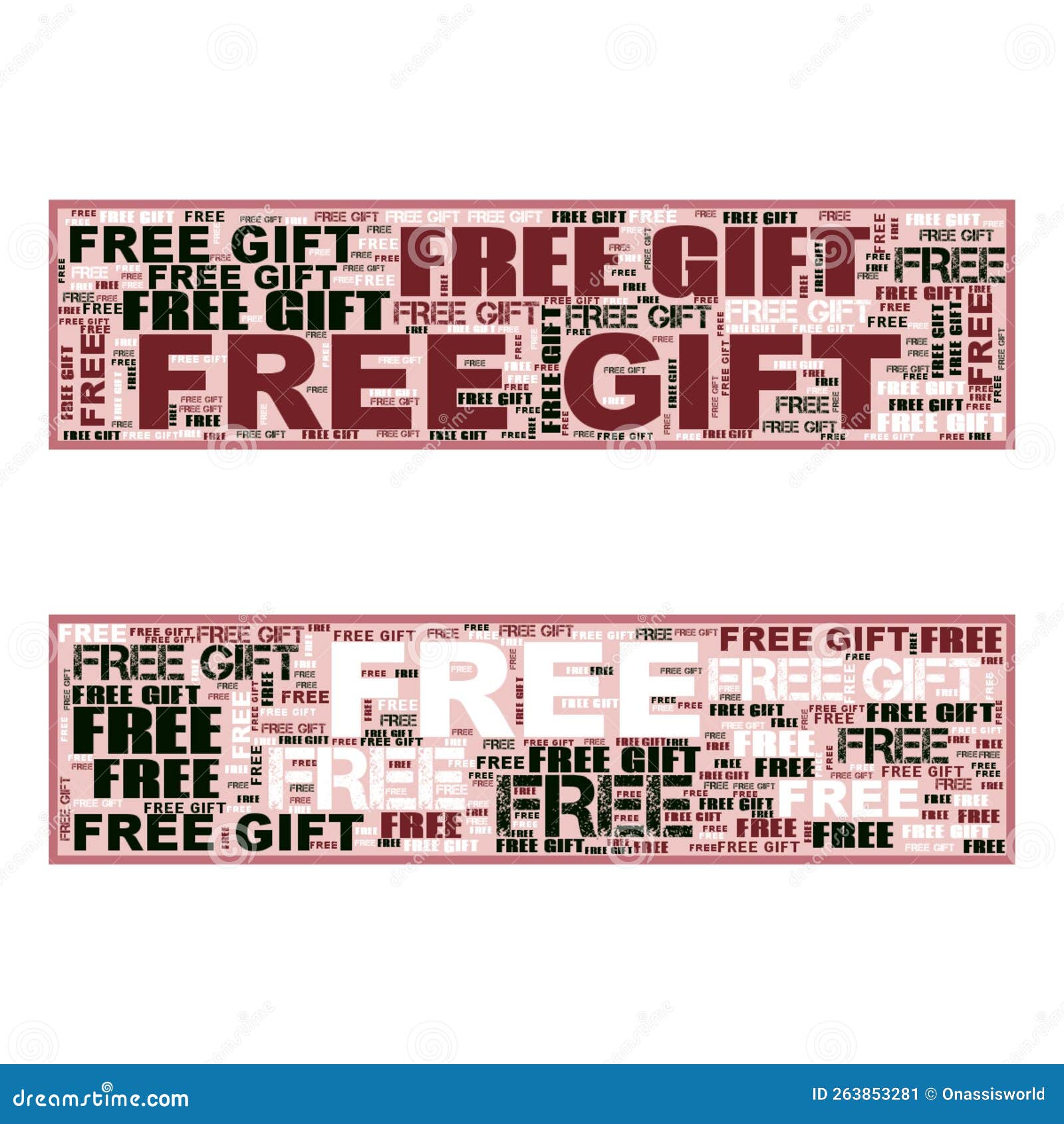 Free Gift Text Illustration Background Header Abstract Stock ...