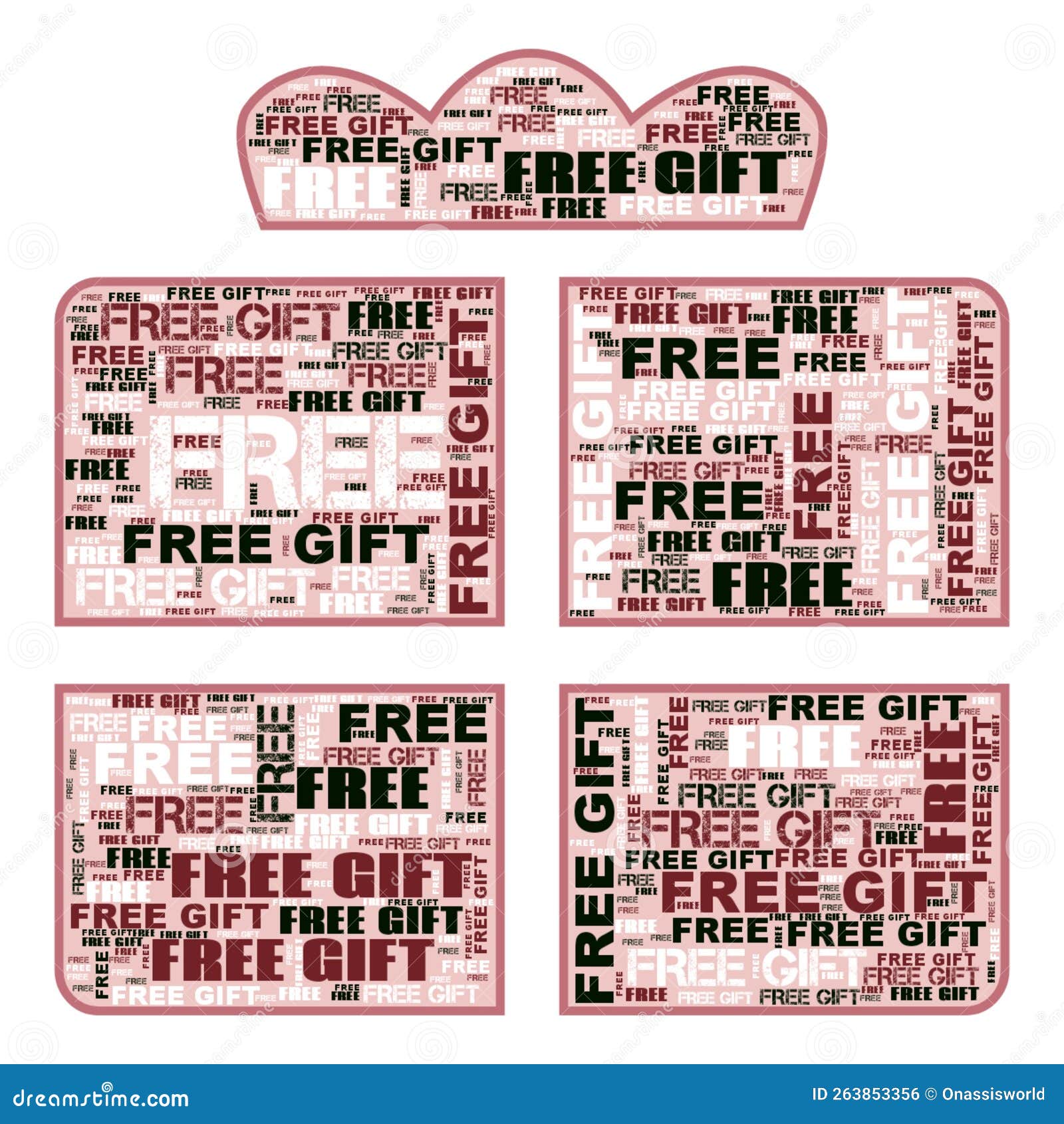 Free Gift Text Illustration Background Header Abstract Stock ...