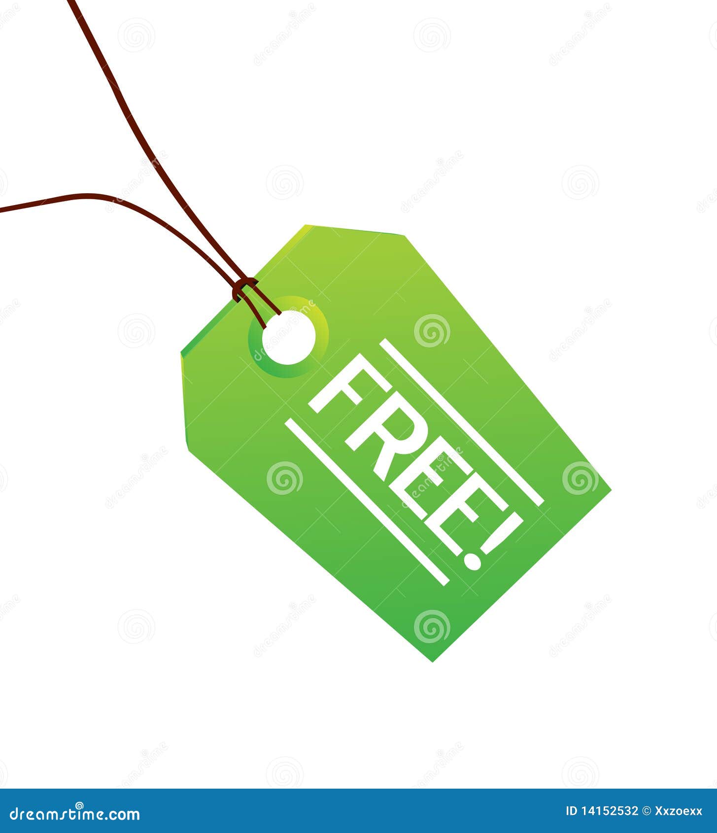 Free green clothing label stock vector. Illustration of customer - 14152532