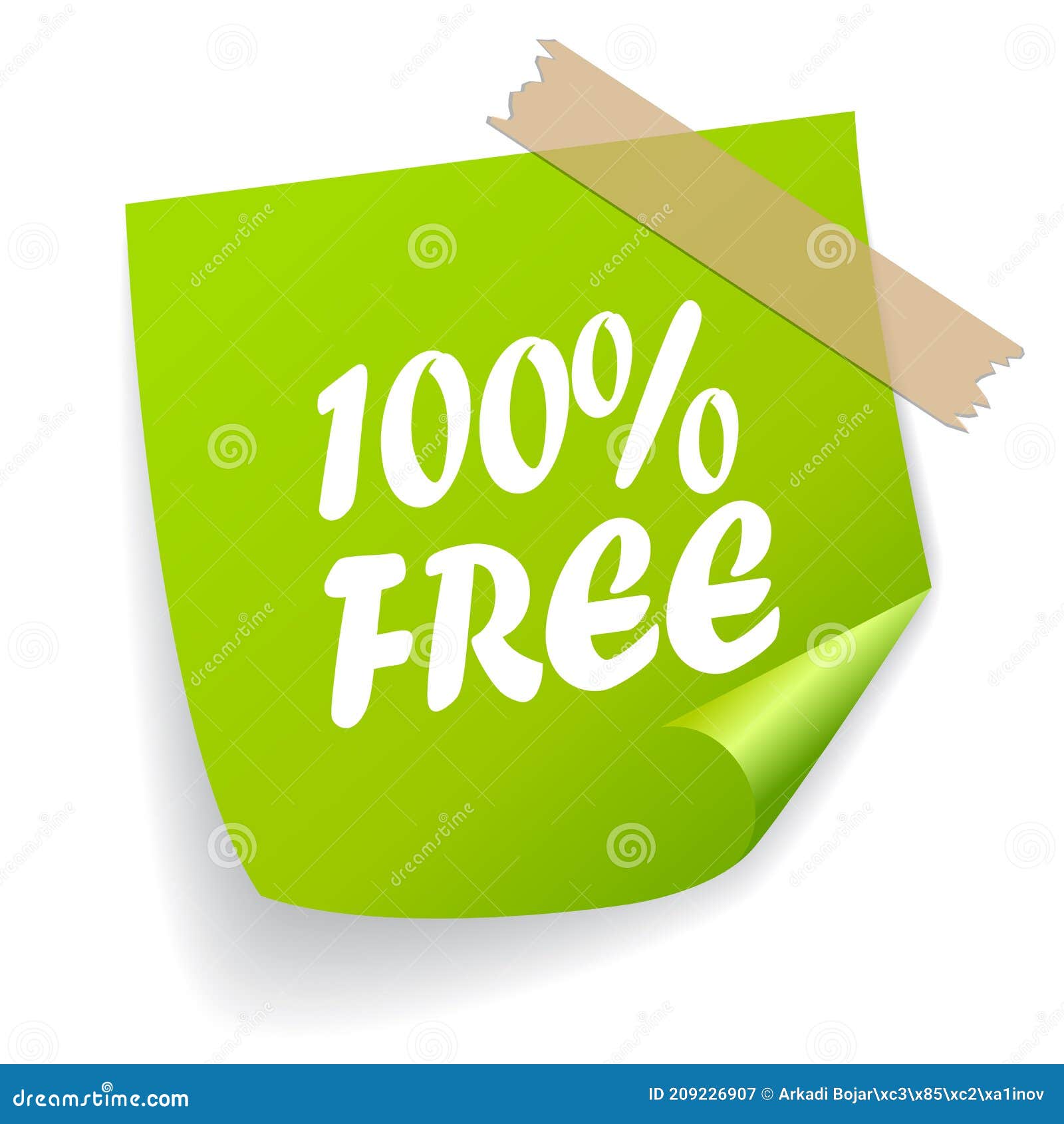 Green Freebie Badge Or Sticker Vector Illustration | CartoonDealer.com ...
