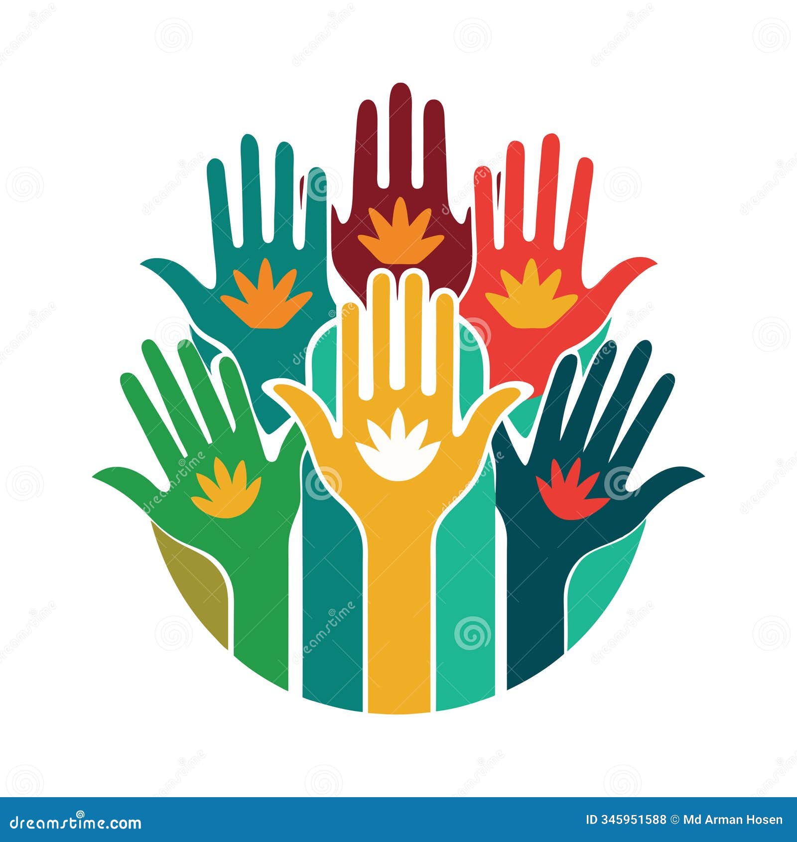 Free Hands Holding Vector Illustration 4 Stock Vector - Illustration of ...