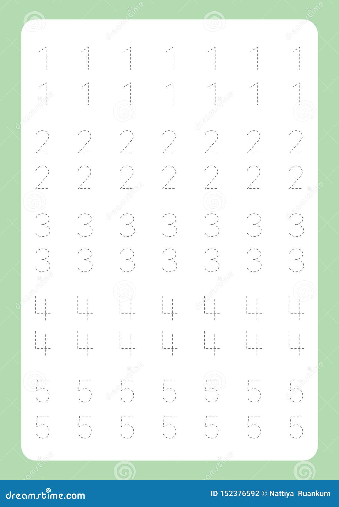 Free Handwriting Pages for Writing Numbers Learning Numbers, Numbers ...