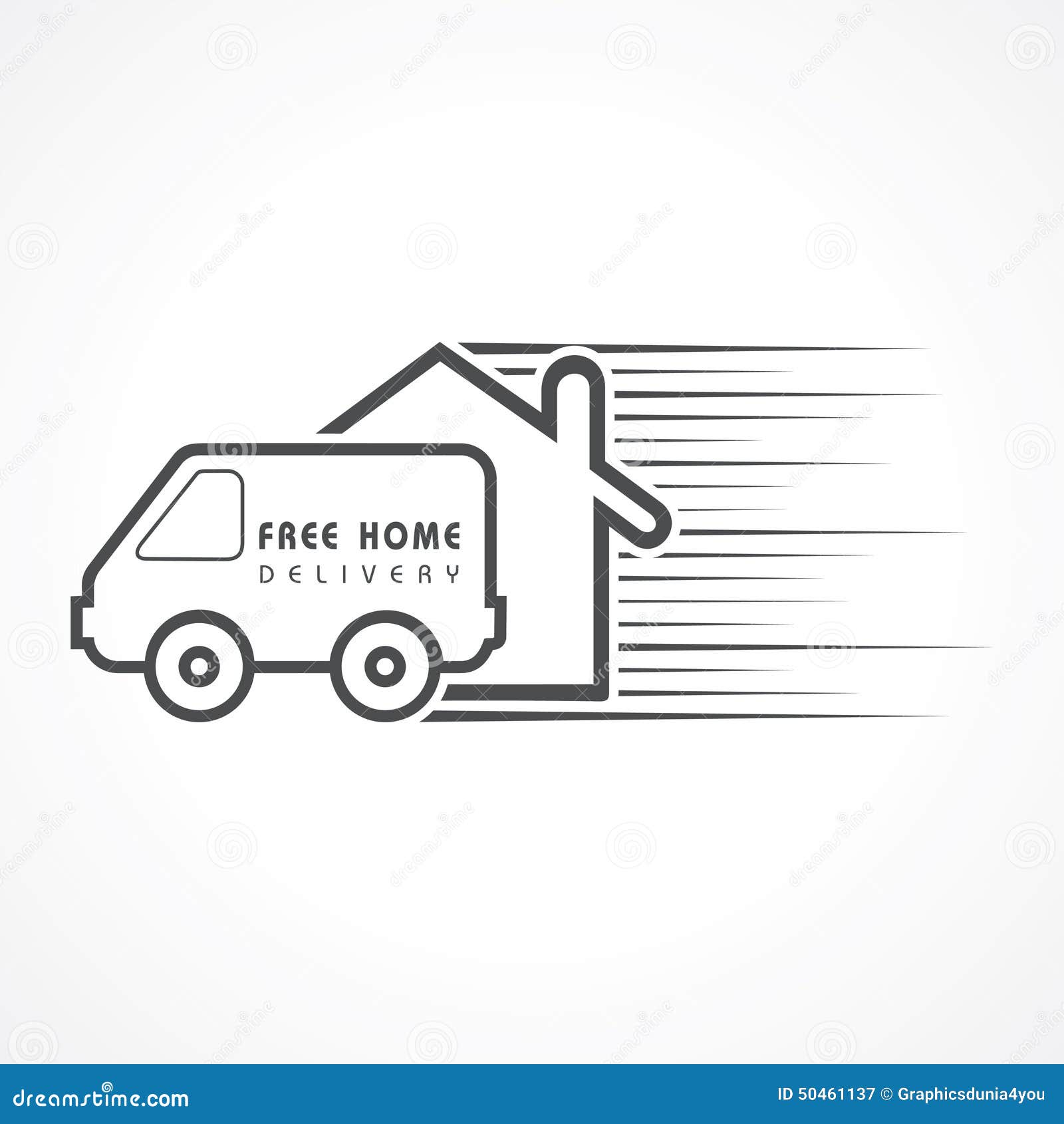 Home Delivery Vector Illustration Concept, Delivery Handover To ...