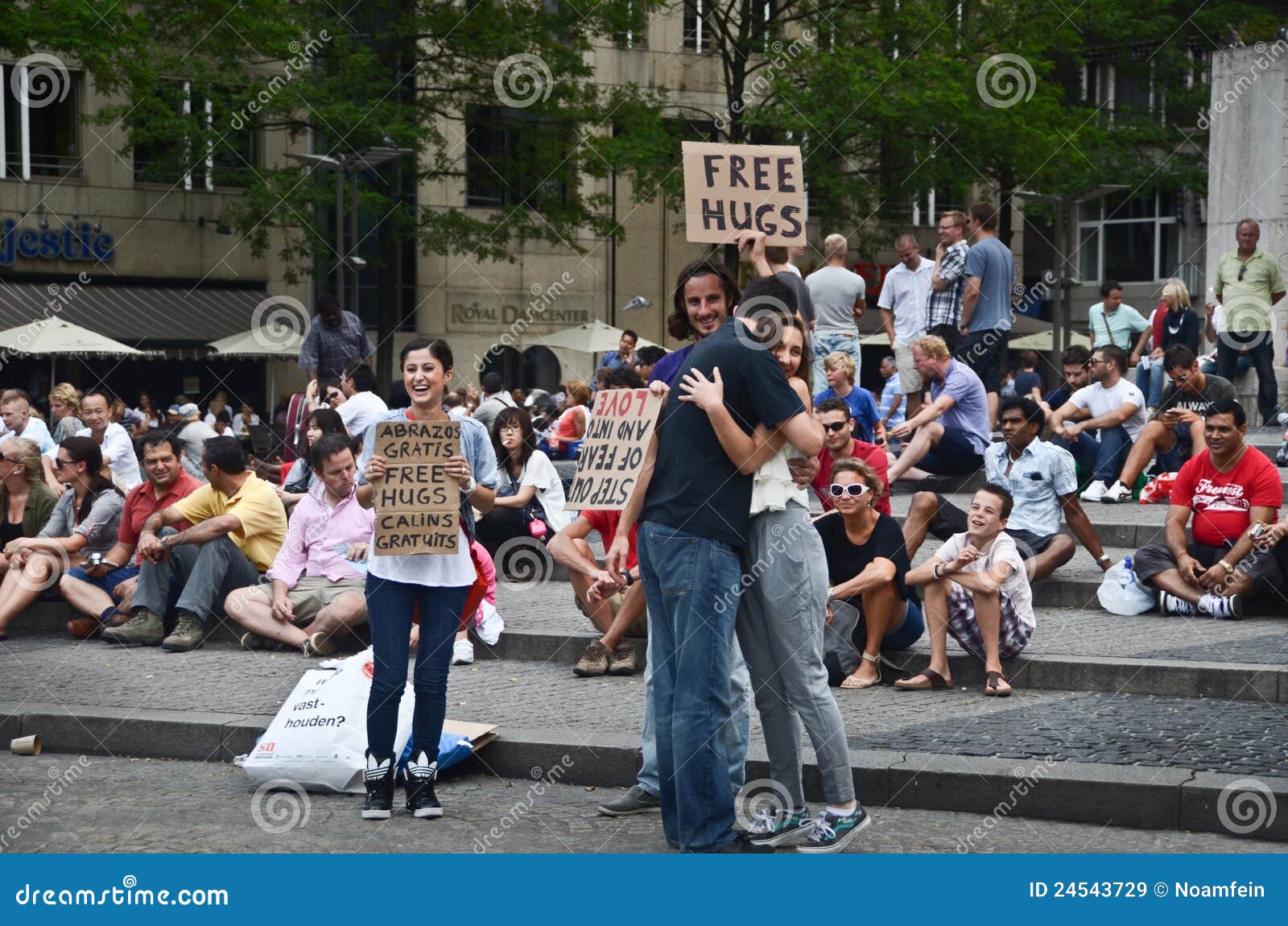 Hugging Random People