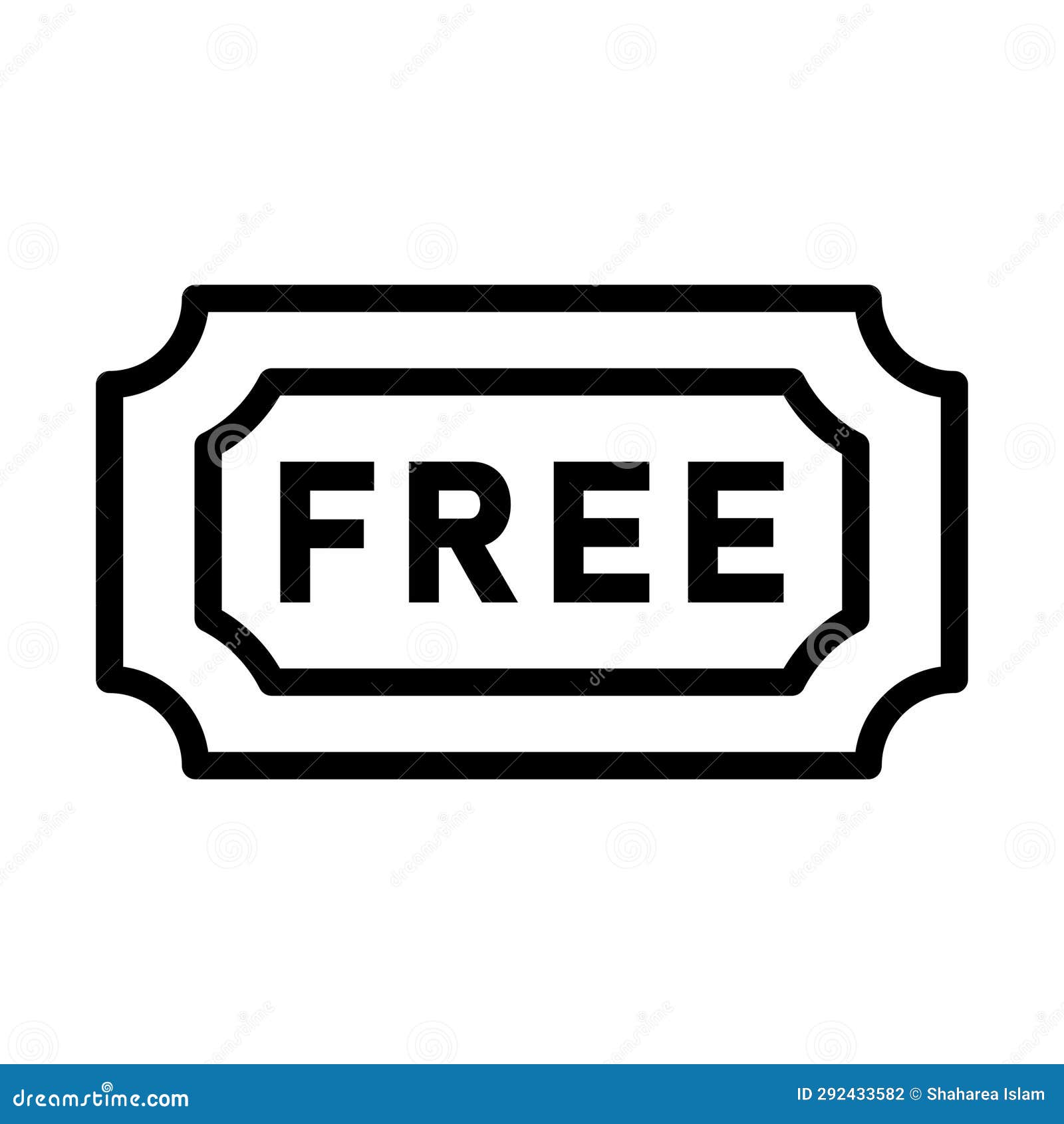 Free Label Icon stock vector. Illustration of label - 292433582