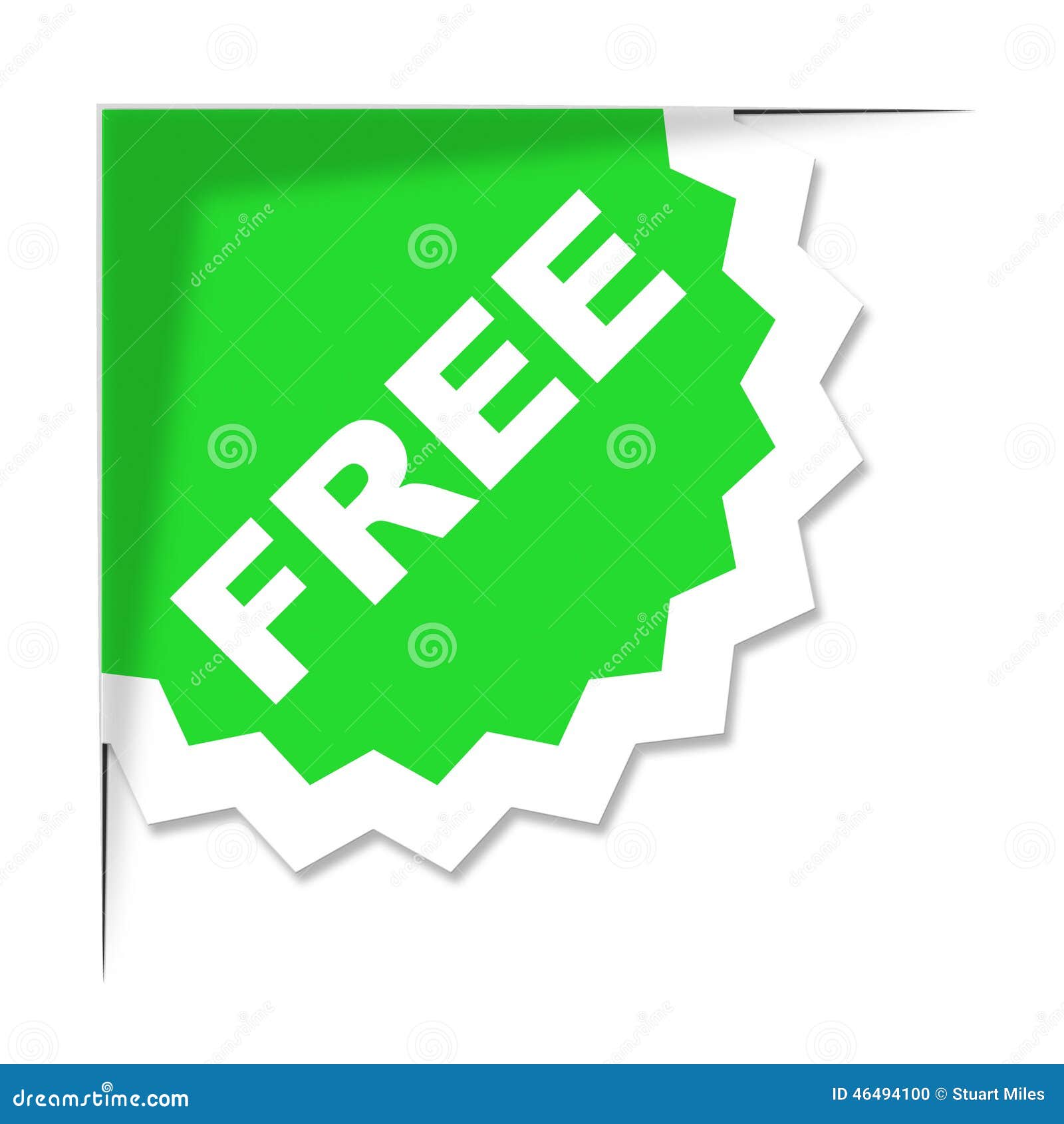Free Label Means With Our Compliments And Freebie Royalty-Free Stock ...