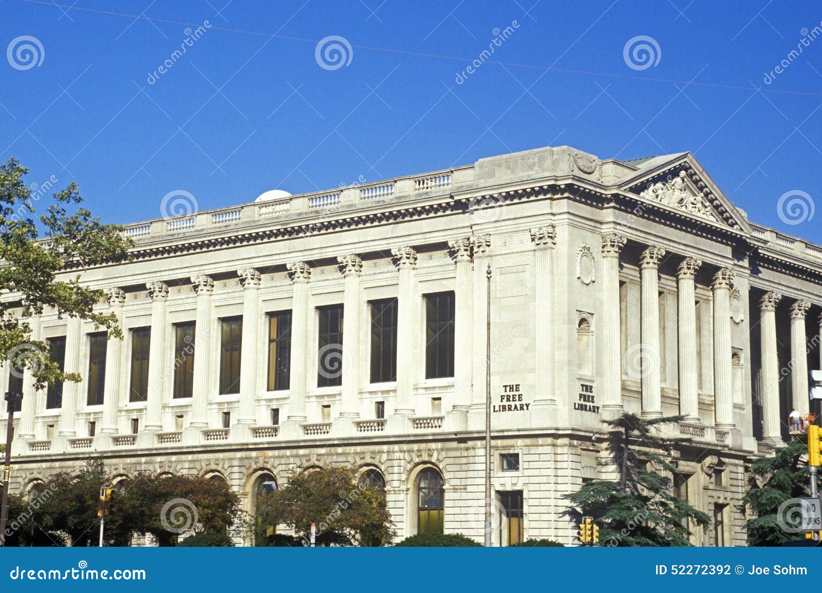 Free Library, Philadelphia, PA Stock Photo - Image of united, eastern ...