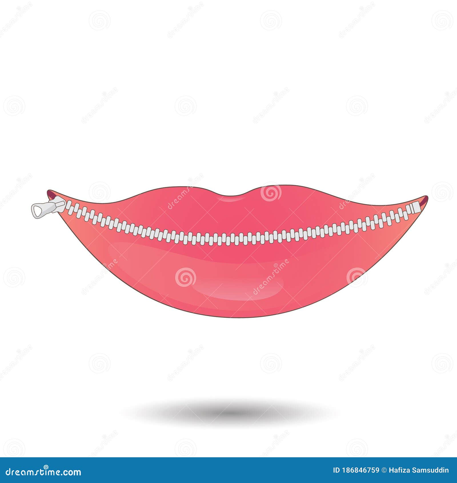 FREE1 stock illustration. Illustration of human, lips - 186846759