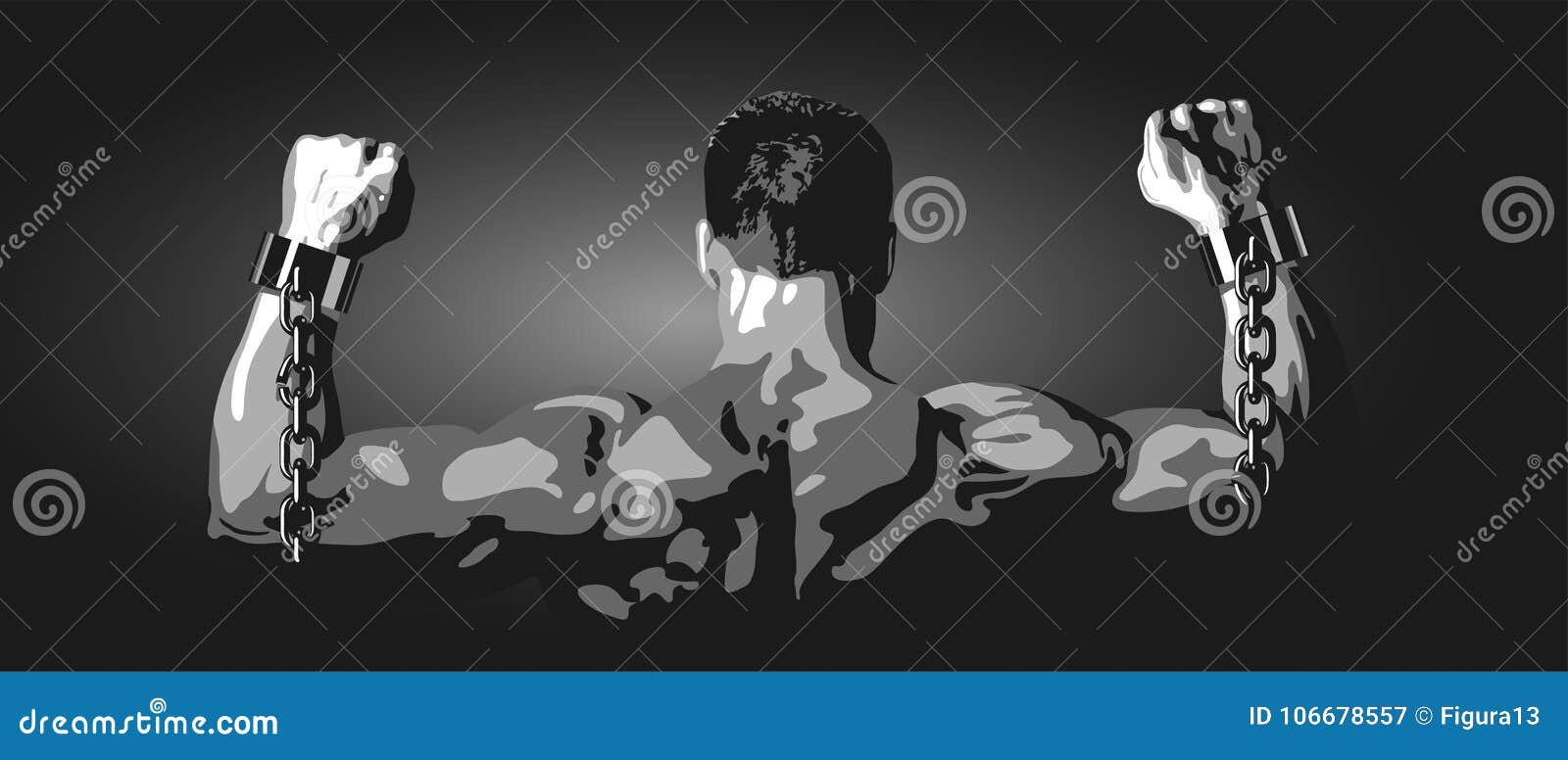 Free From Shackles Stock Illustration | CartoonDealer.com #84351931