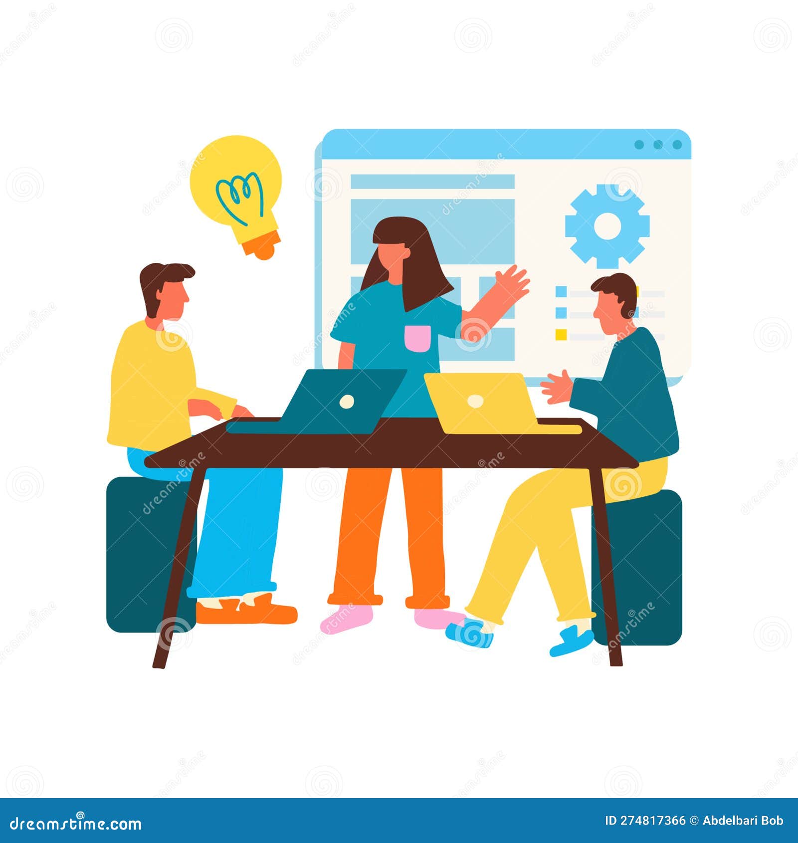 Marketing Company Vector stock vector. Illustration of social - 274817366