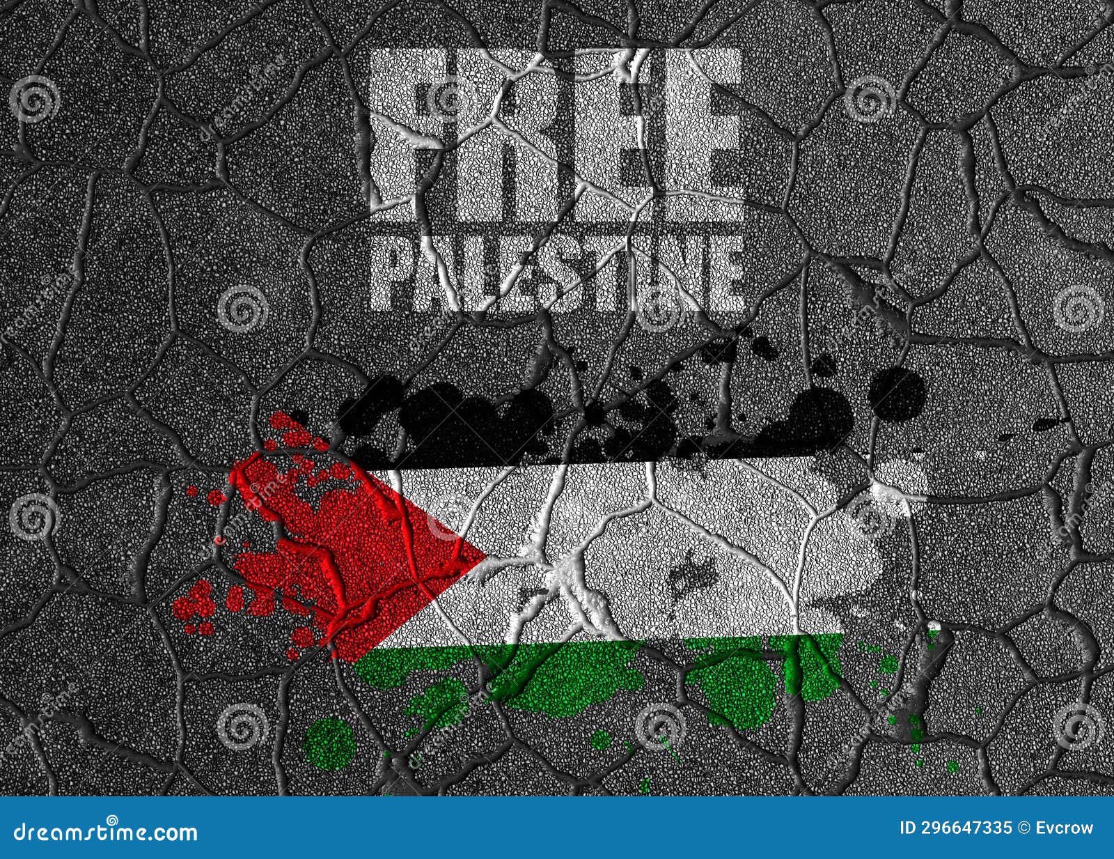 Free Palestine Poster stock illustration. Illustration of freedom ...
