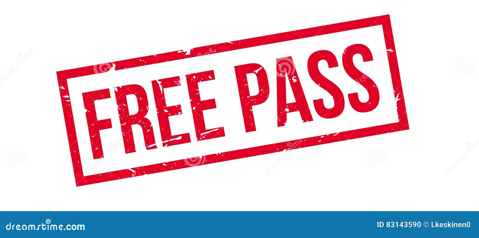 Free Pass rubber stamp stock illustration. Illustration of entry - 83143590