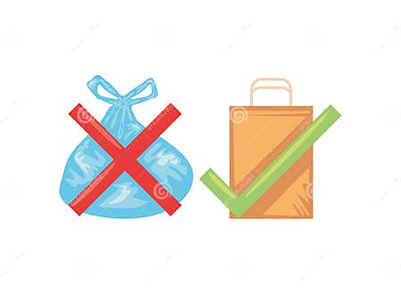 Free Plastic Bag Prohibited Stock Vector - Illustration of package ...