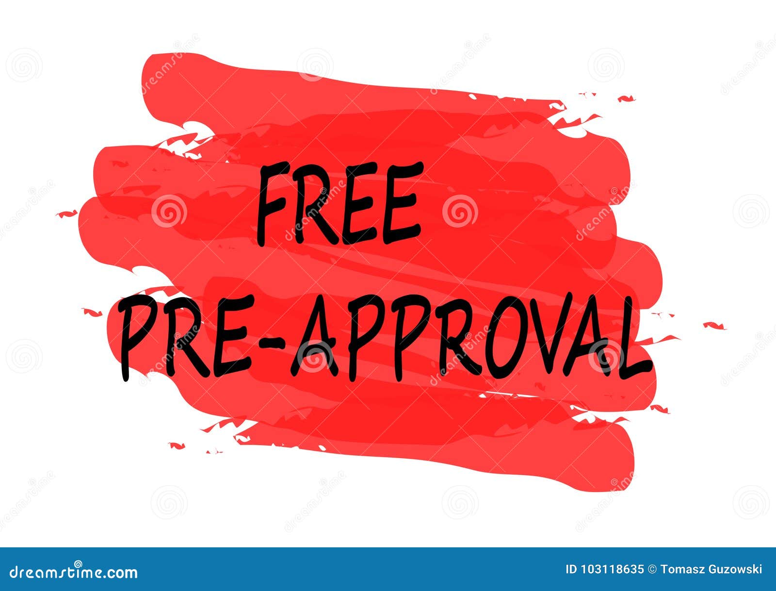 Free pre approval banner stock illustration. Illustration of grungy ...