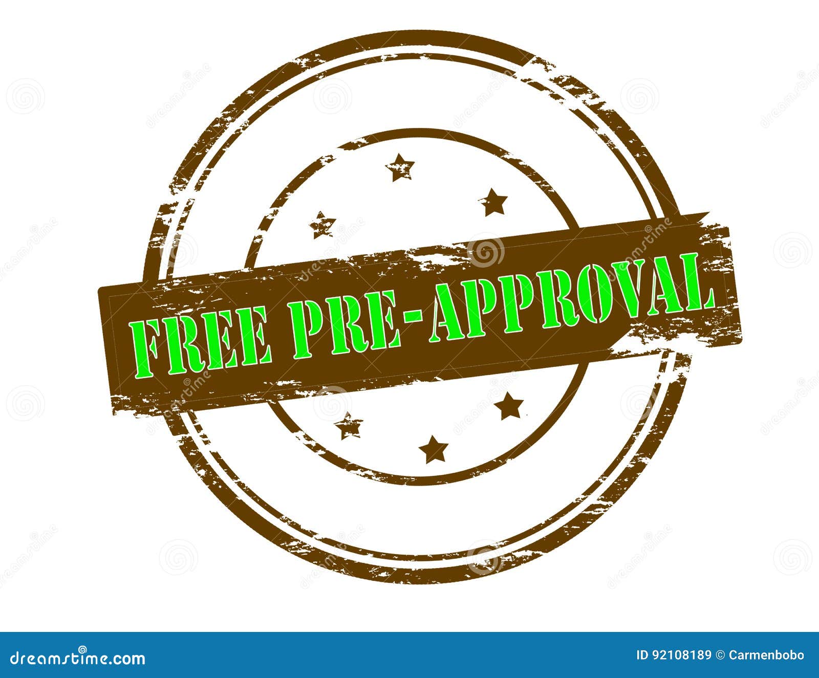 Free pre approval stock illustration. Illustration of rubber - 92108189