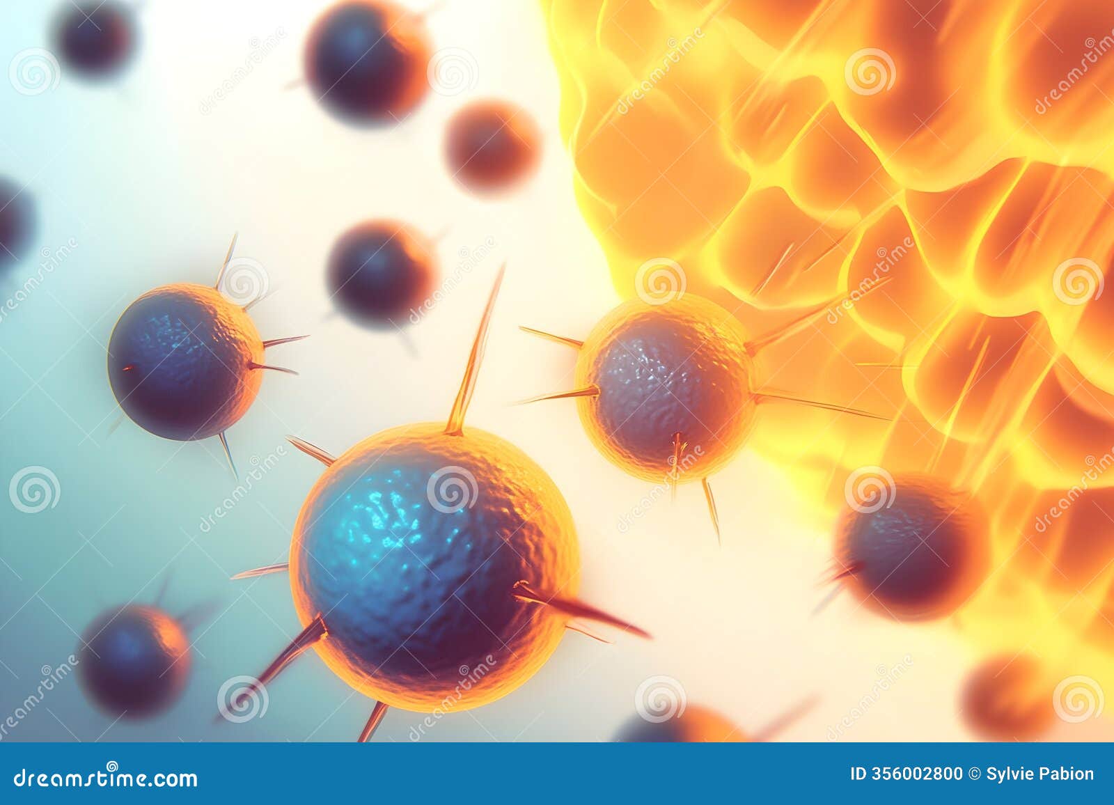 Free Radicals Causing Cellular Oxidative Stress Royalty-Free ...