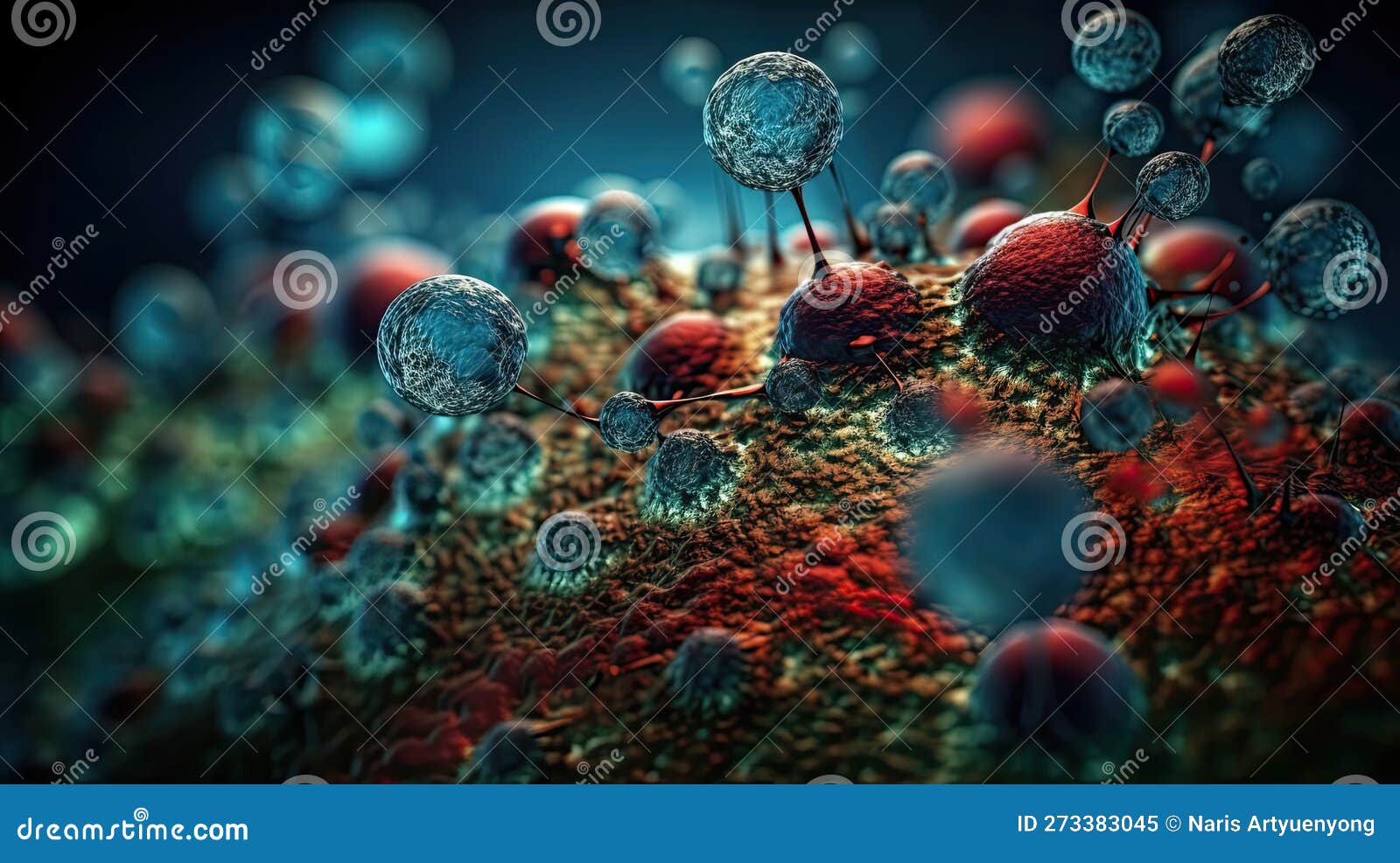Free Radicals Illustration by Generative AI Stock Illustration ...
