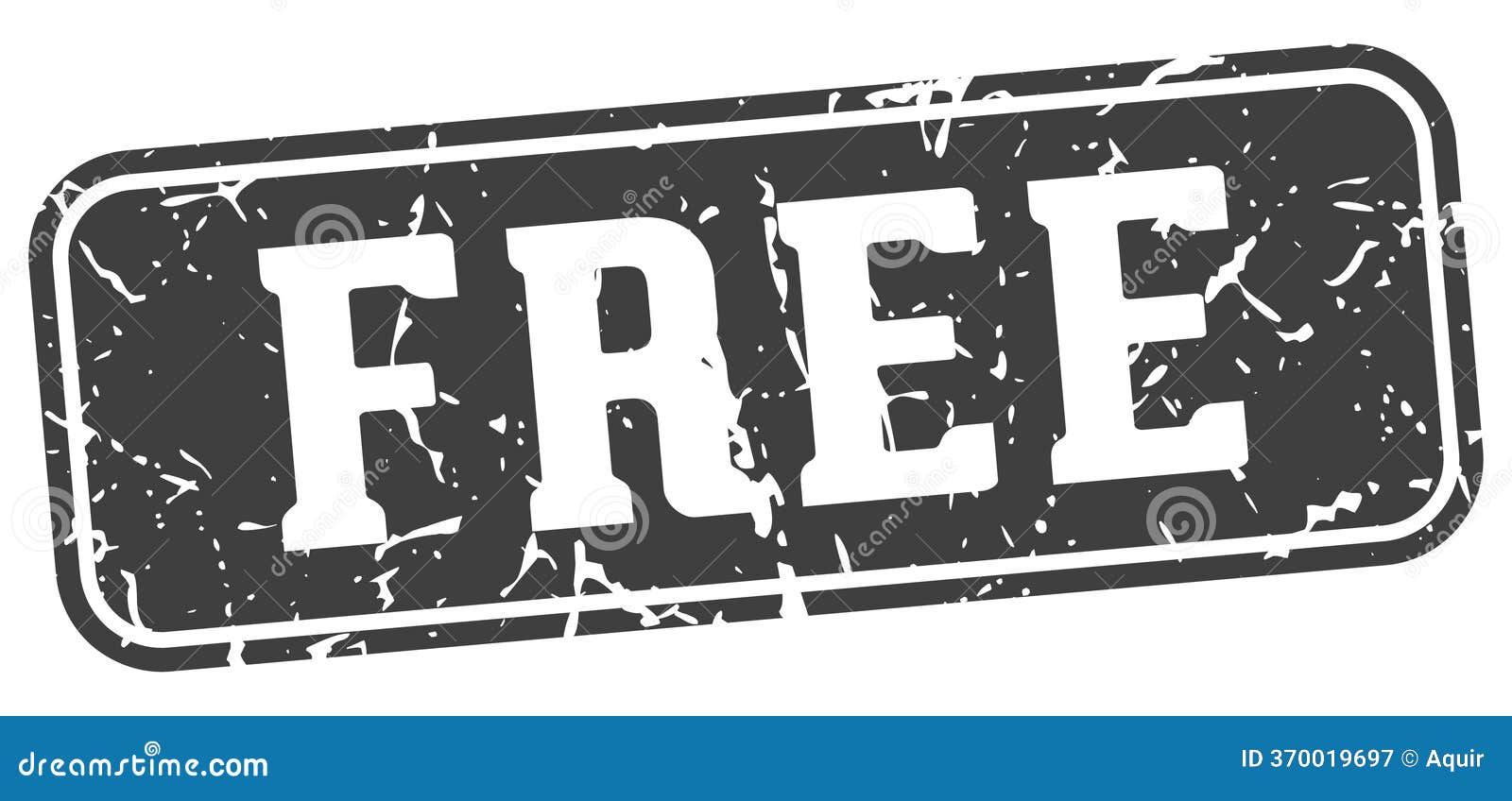 All Free Rectangular Stamp. Cartoon Vector | CartoonDealer.com #113919015