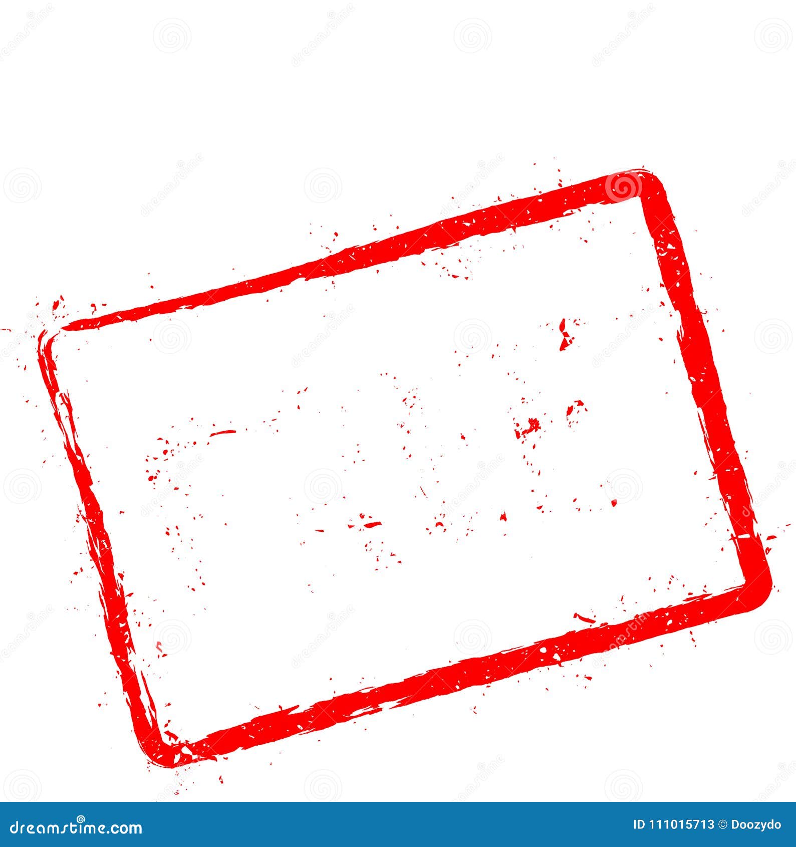 Free Red Rubber Stamp Isolated on White. Stock Vector - Illustration of ...