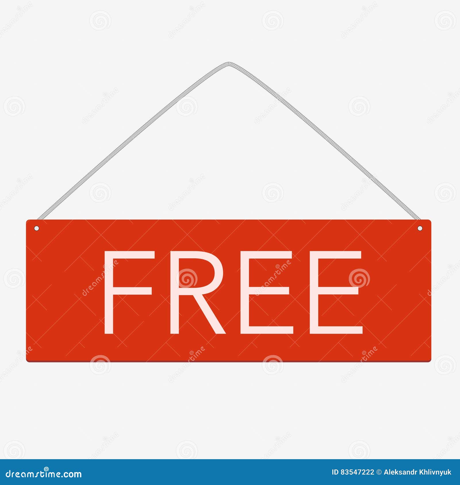 Free Red Square Sticker Isolated on White Stock Illustration ...