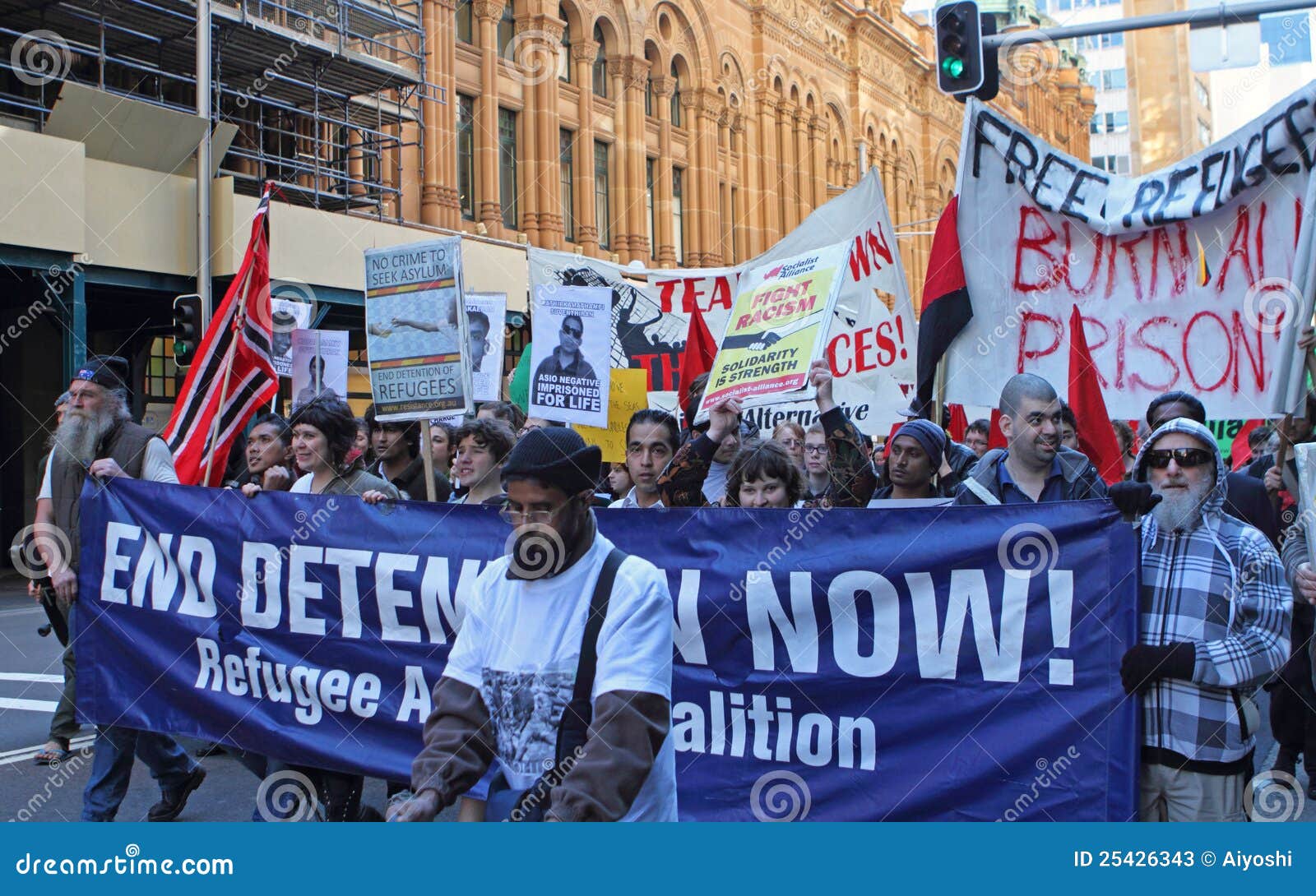 Free Refugee Campaign in Sydney Editorial Stock Photo - Image of city ...