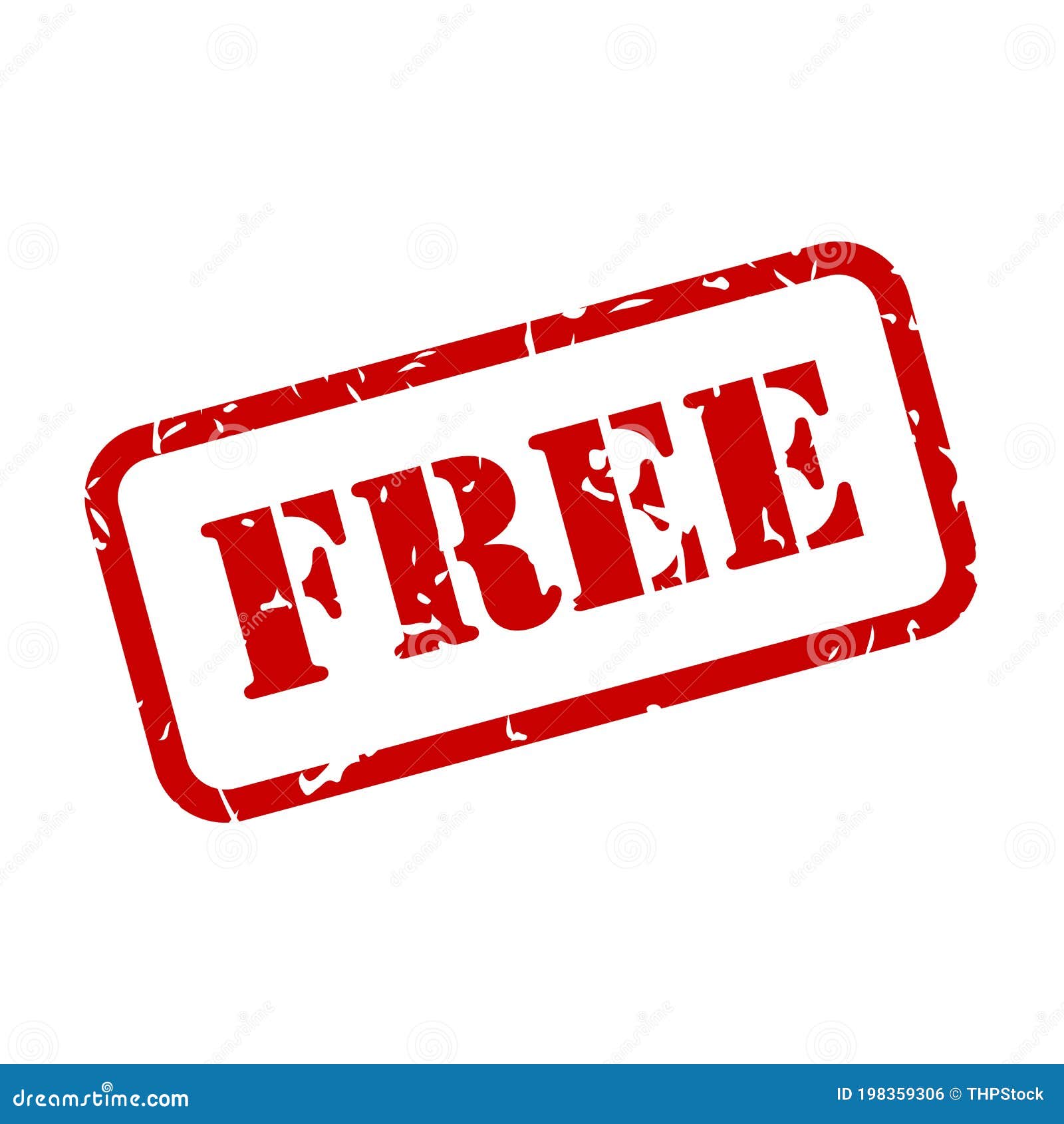 Free Stamp Vector stock vector. Illustration of stamp - 198359306