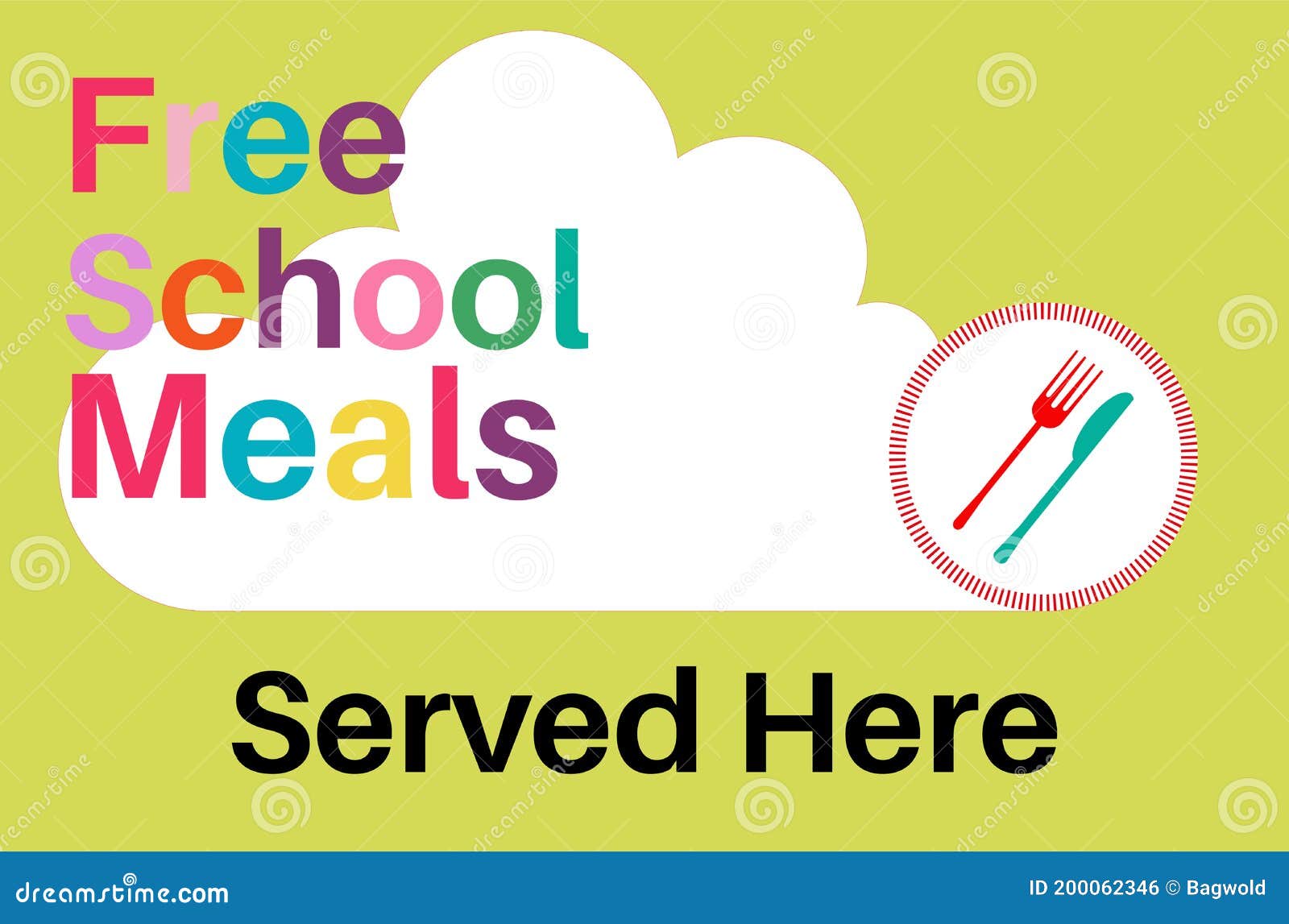 Free School Meal Programs Benefits Brochure Template Vector ...
