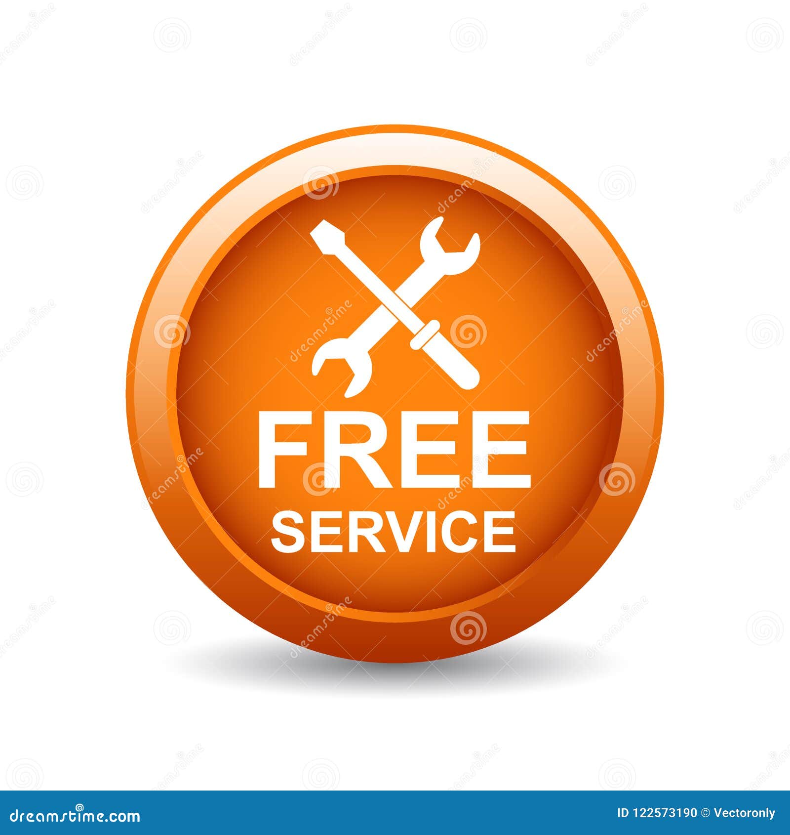 Free service stock illustration. Illustration of discount - 122573190