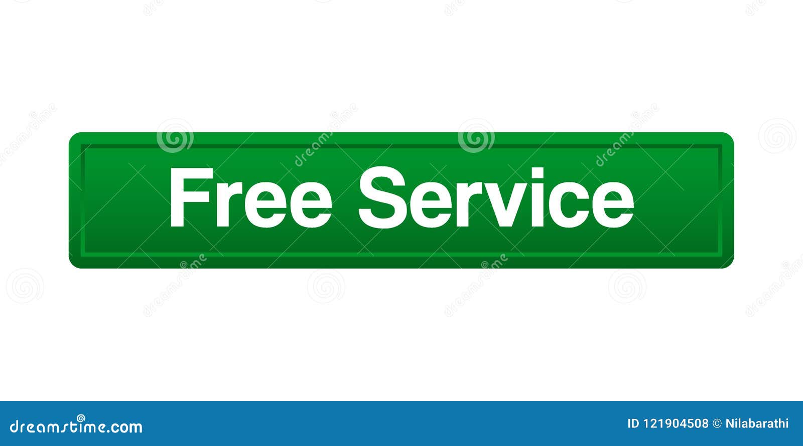 Free service web button stock illustration. Illustration of commitment ...