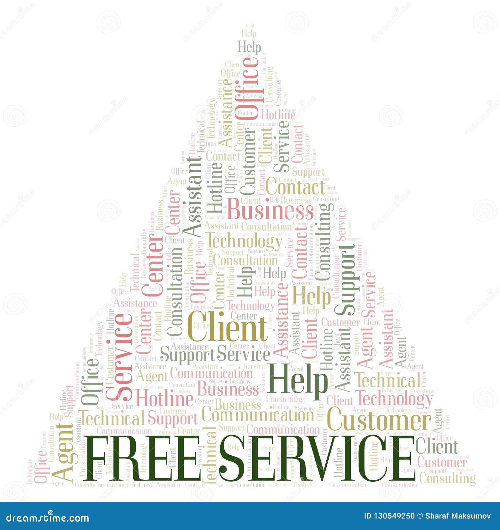 Free Service word cloud. stock illustration. Illustration of wordcloud ...