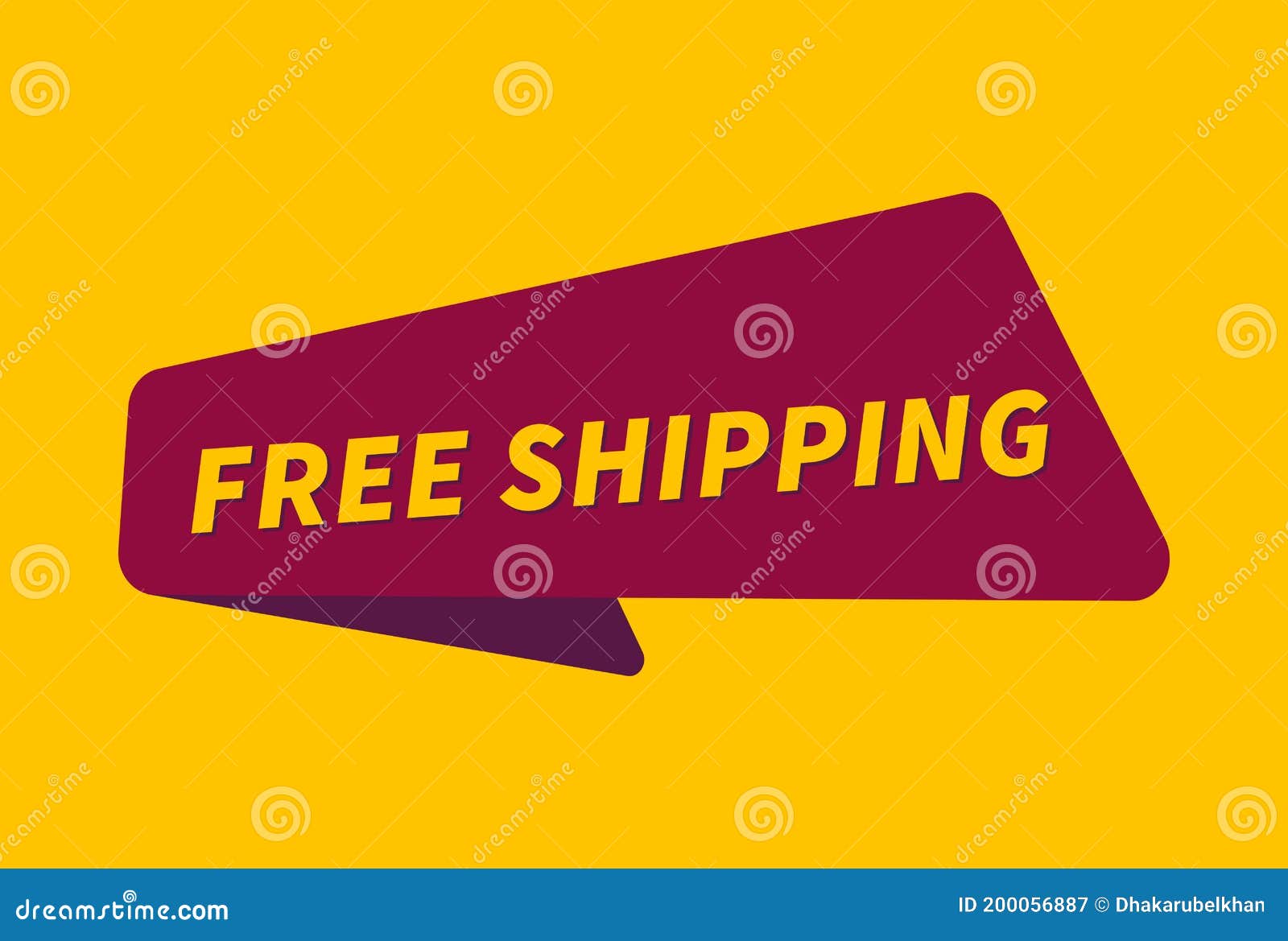 Free Shipping Banner Vector, Free Shipping Image Stock Vector ...